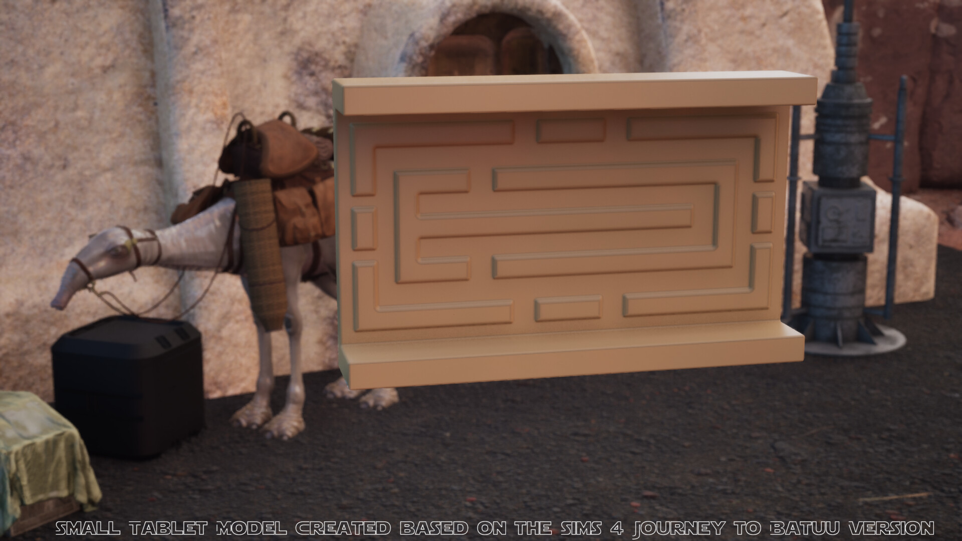 ArtStation - Journey to Batuu [Small tablet 3D model] for game engines ...