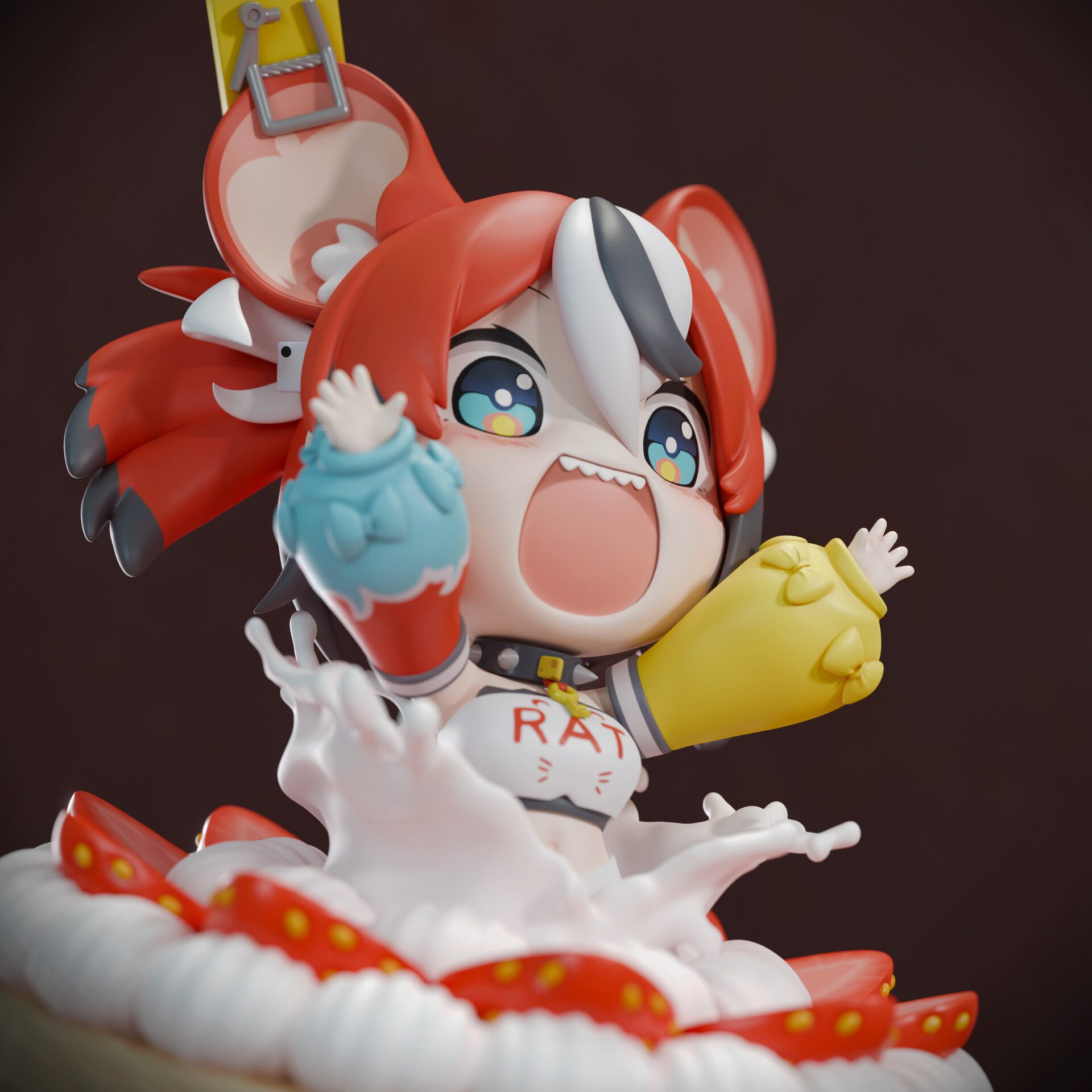 ArtStation - Hakos Baelz - Birthday Celebration Fan ART