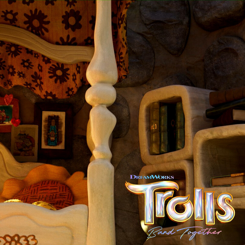 ArtStation - Bridget's Bedroom Look Dev - Trolls Band Together