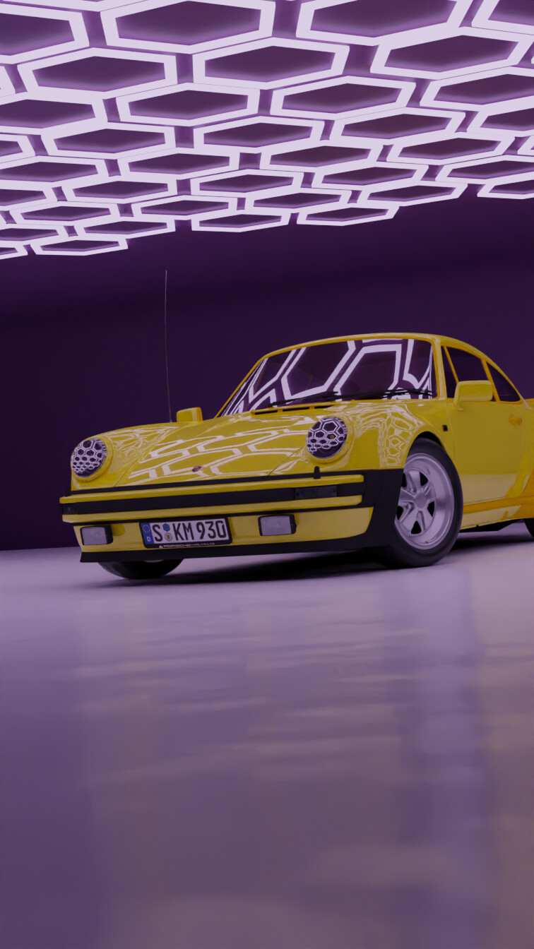ArtStation - Porsche 911 3D animation render