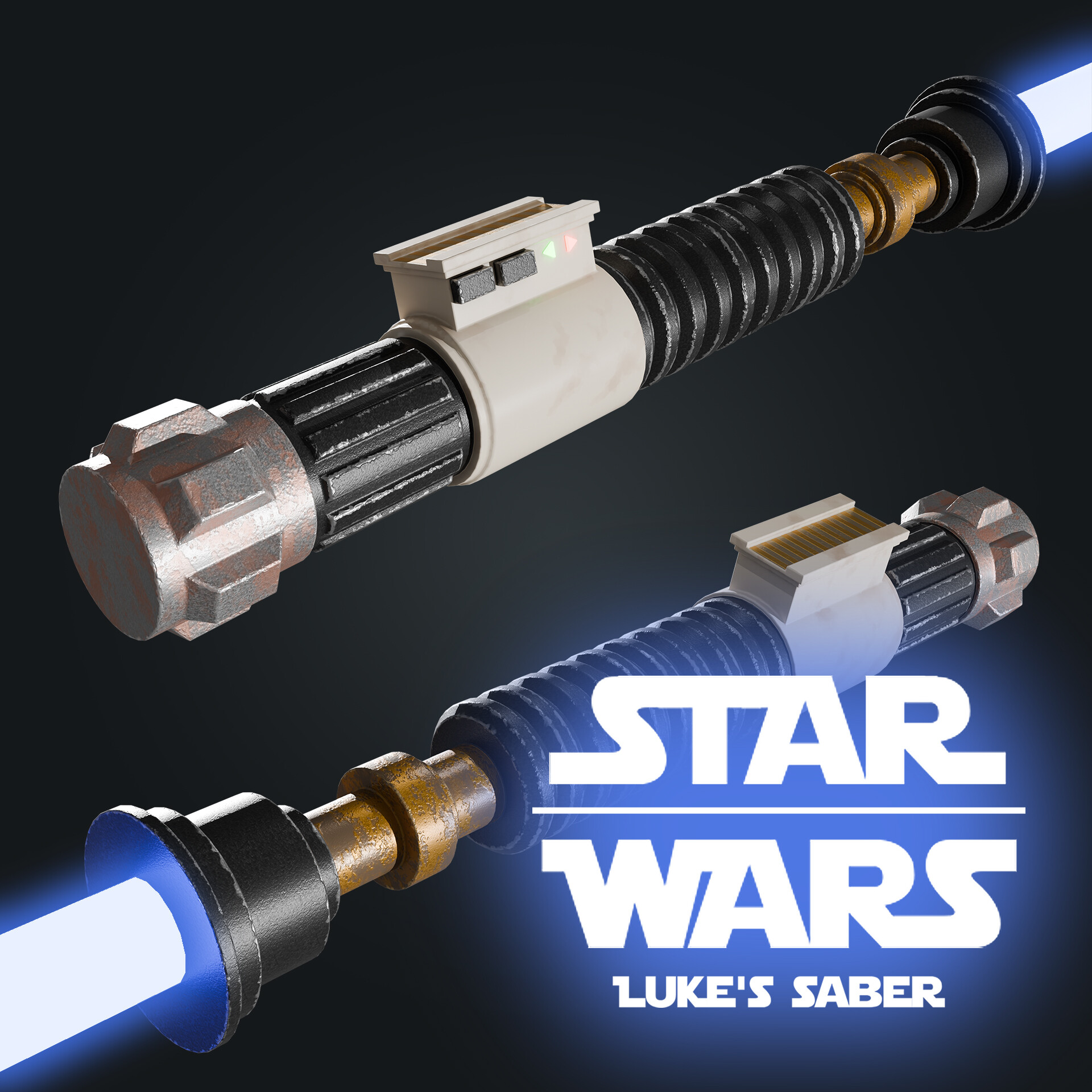 ArtStation - Luke's Saber - Star Wars