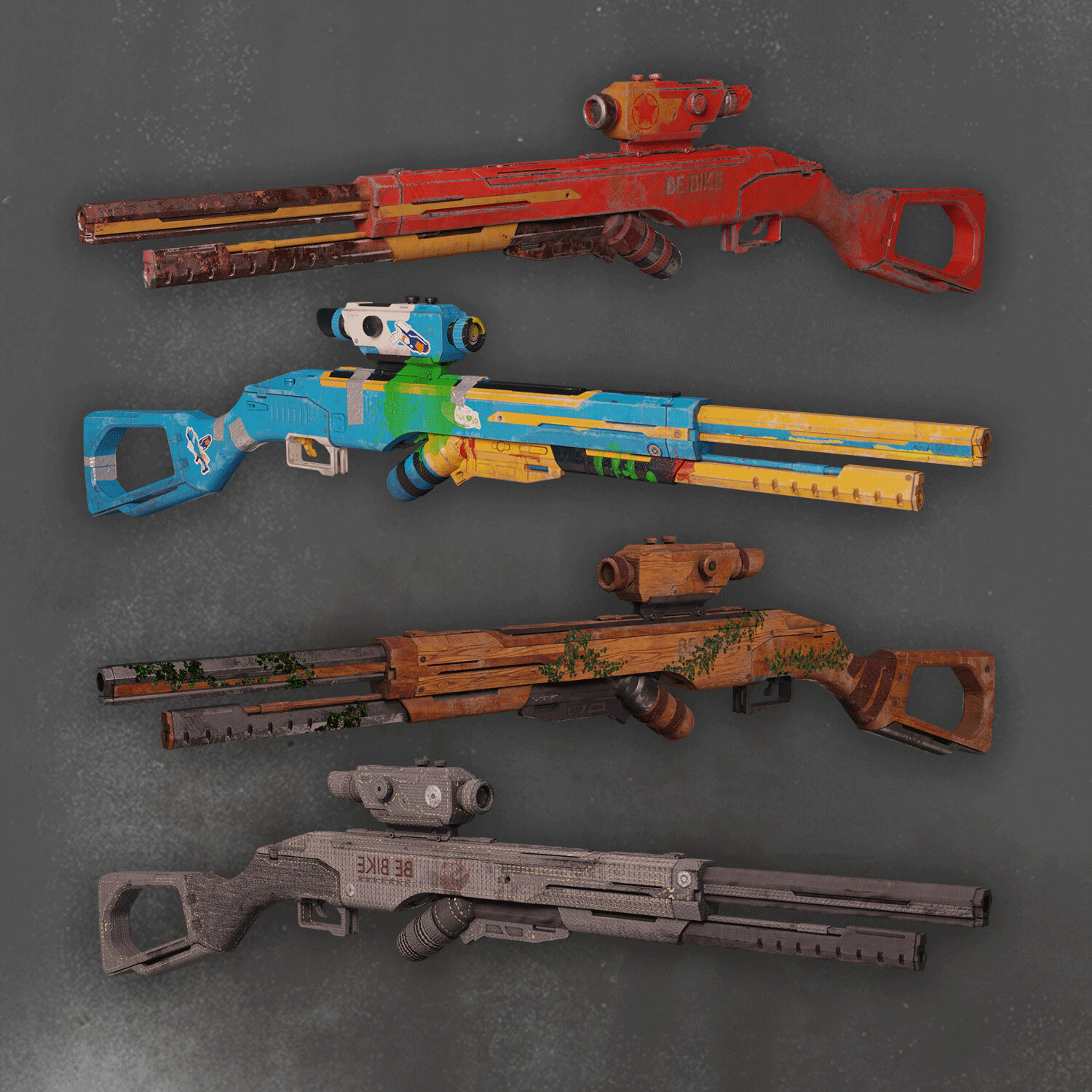 ArtStation - Gun Painter Study