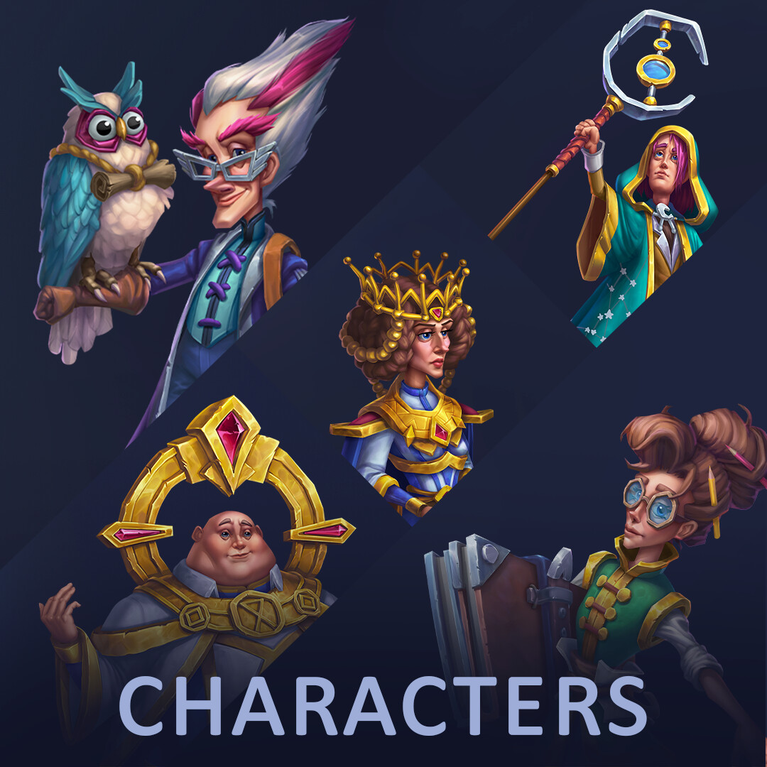 ArtStation - Magic characters