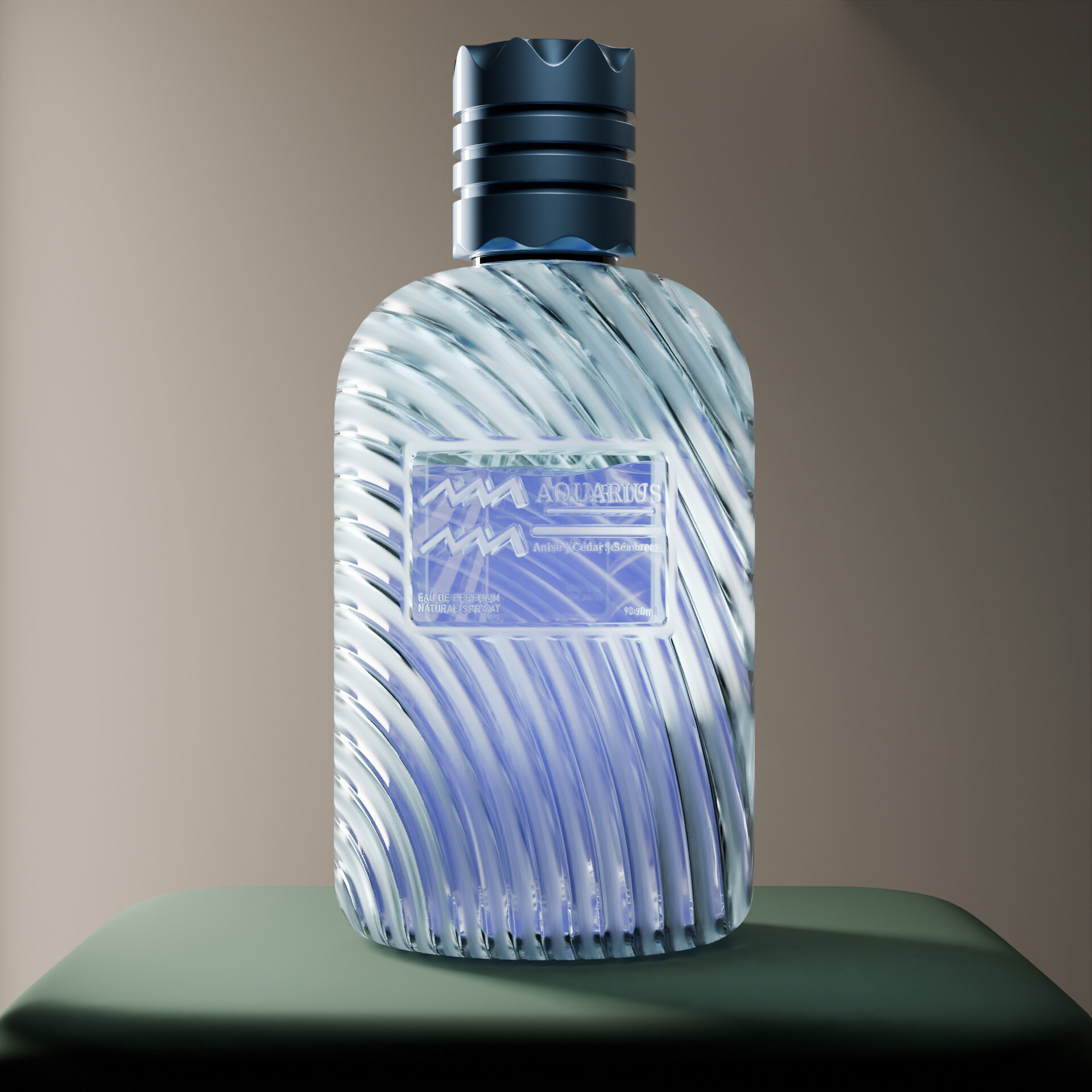 ArtStation - Aquarius perfume bottle