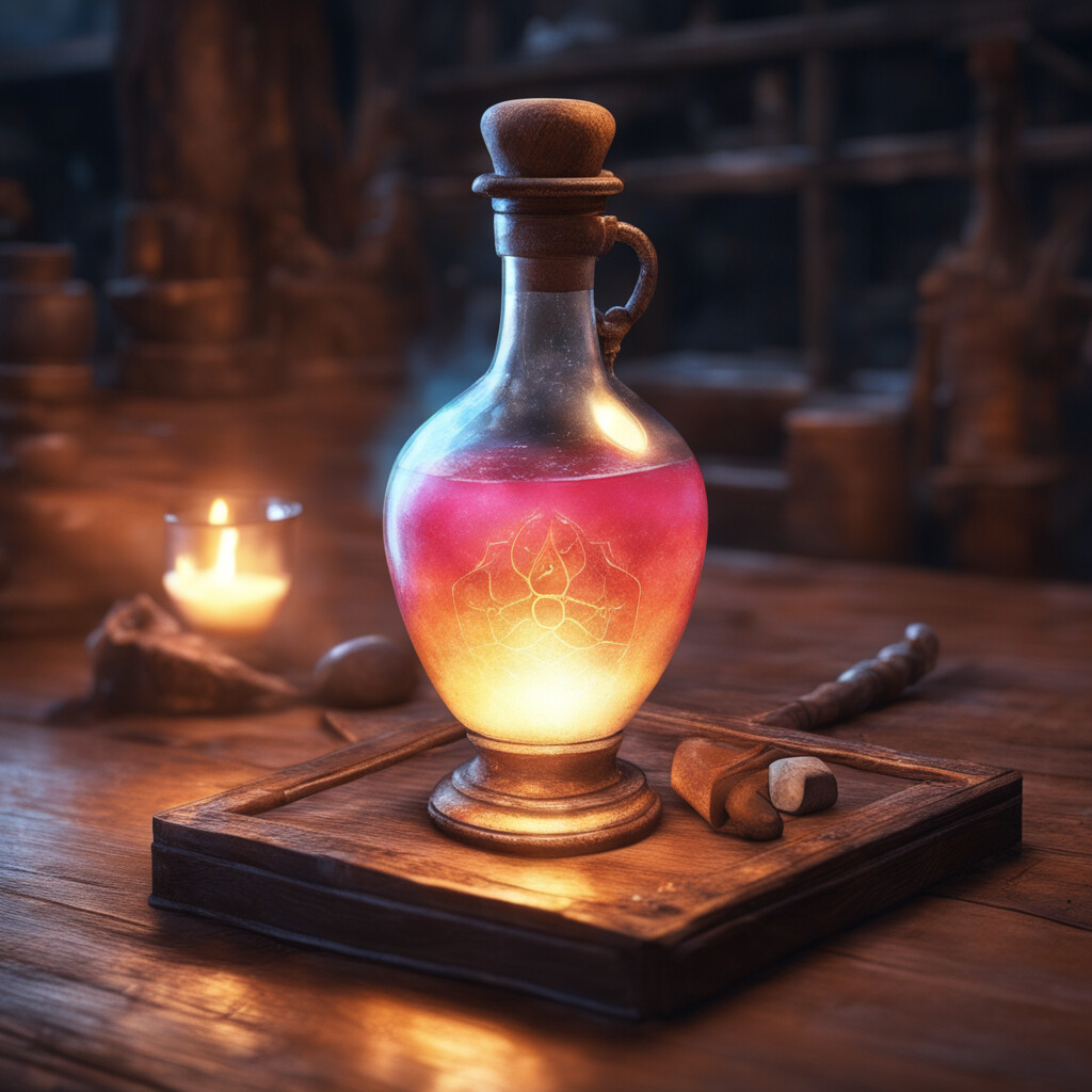 ArtStation - Fantasy Potions 2 (Open Source)(AI)