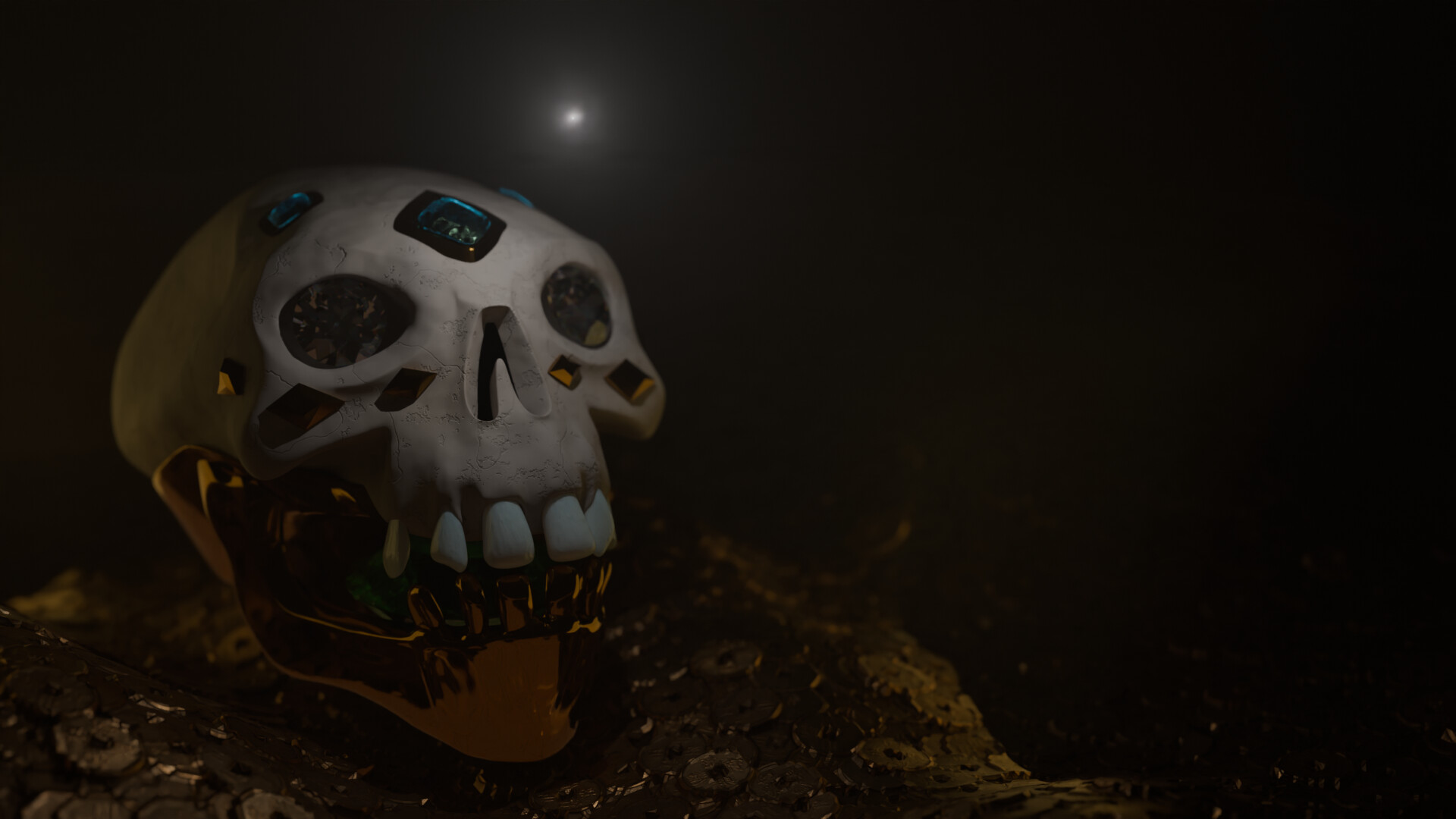 ArtStation - Sea of Thieves inspired skull