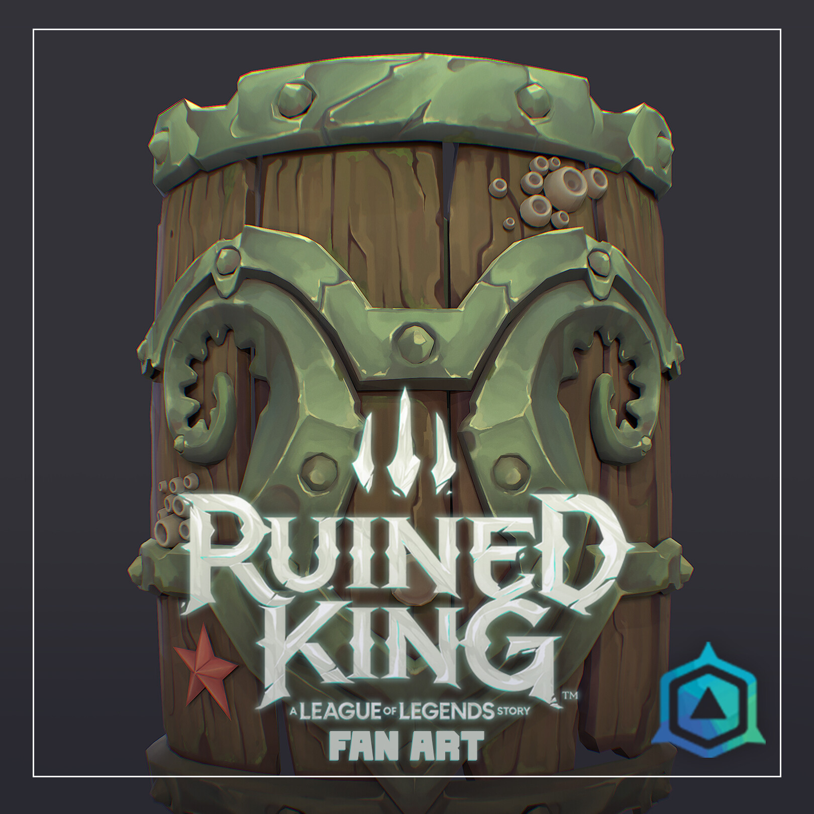 ArtStation - Braum Shield - Ruined King FanArt