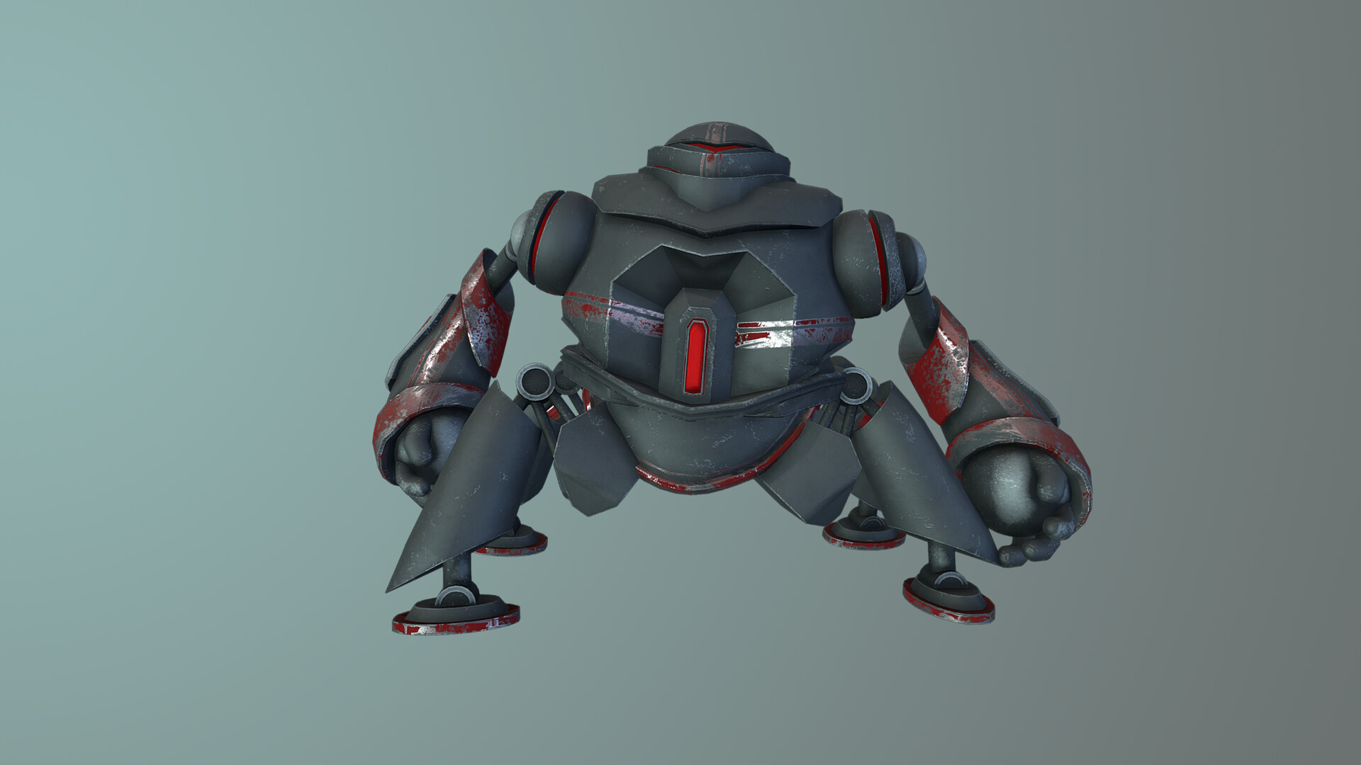 ArtStation - Spring Bob Enemy Robot