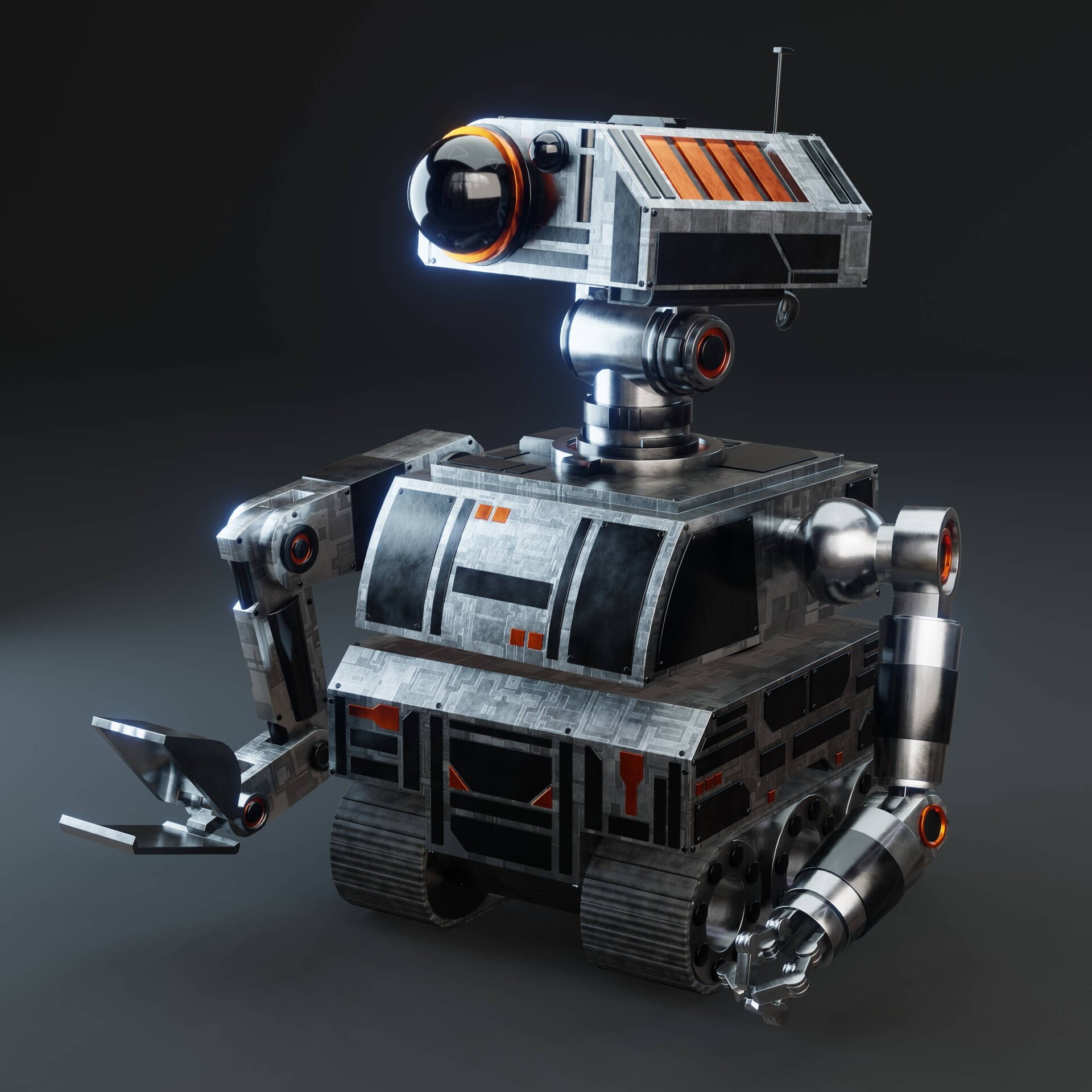 ArtStation - Sci-Fi Construction Robot - Blender Tutorial Series