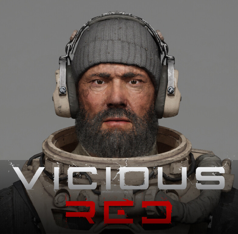 ArtStation - Main character "Vicious Red"
