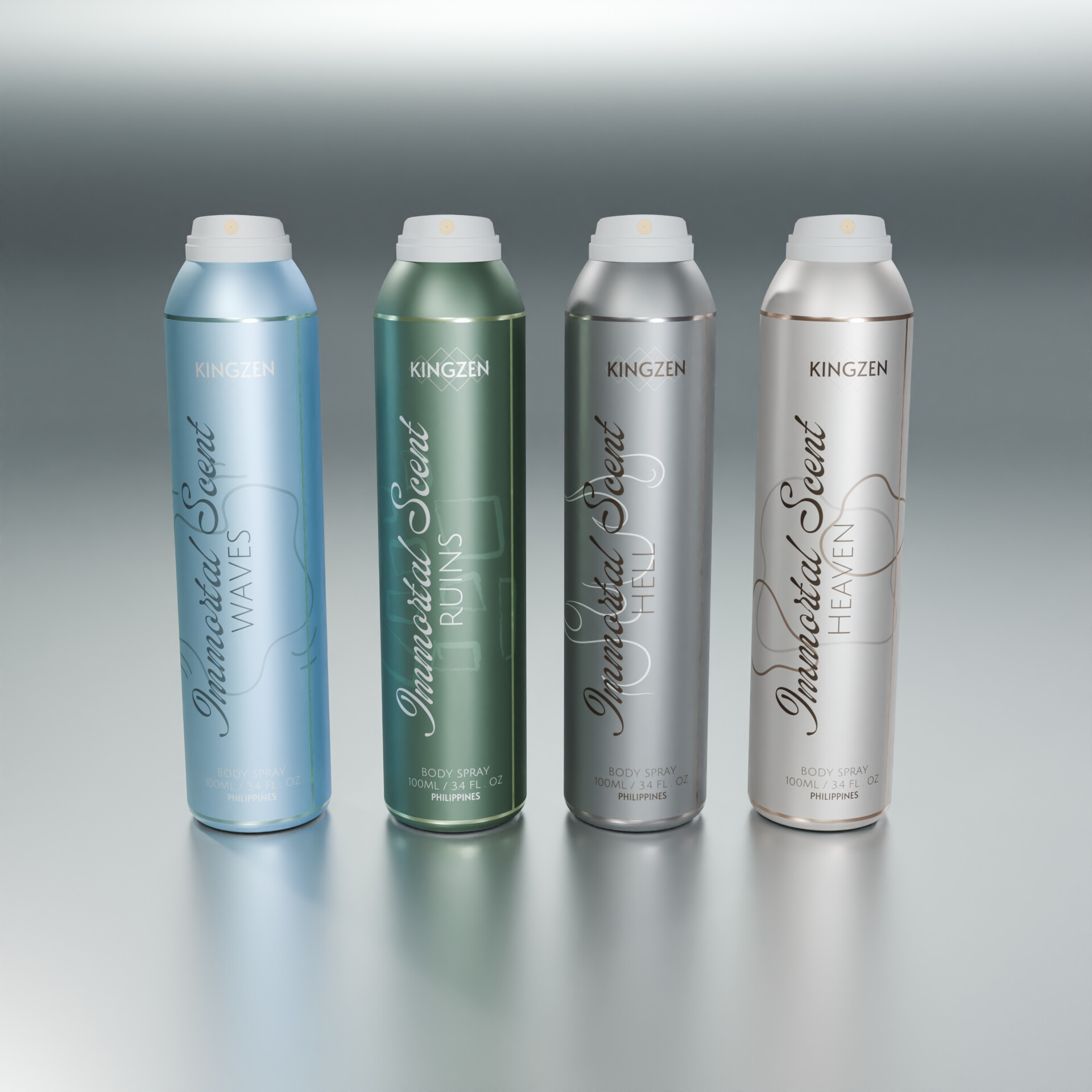 ArtStation - Immortal Scent Body Spray 3D Model by King Zen Studios