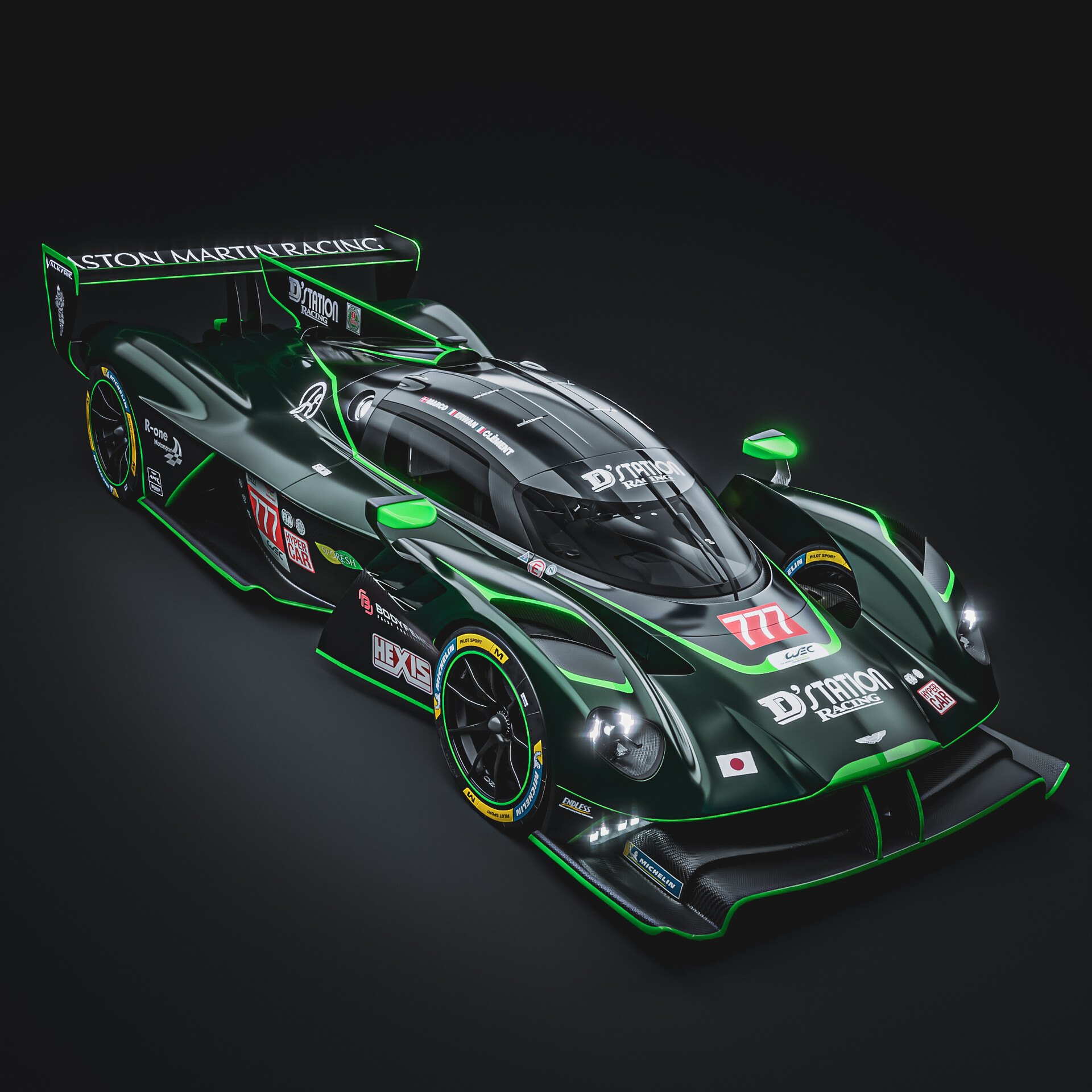 ArtStation - 2025 - 24 Hours of Le Mans - D’station Racing - Fictional Concept Livery Design