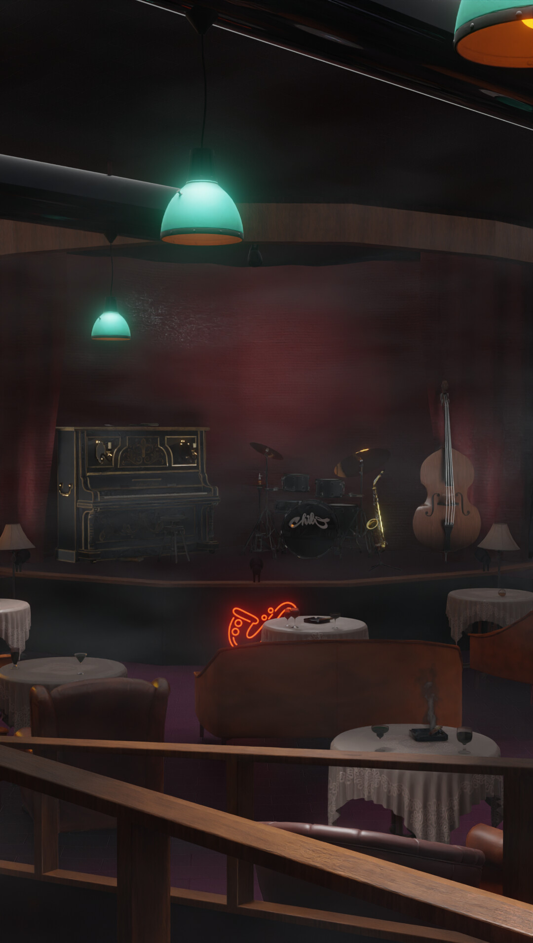 ArtStation - Chilo : Jazz Club + Voiture 15