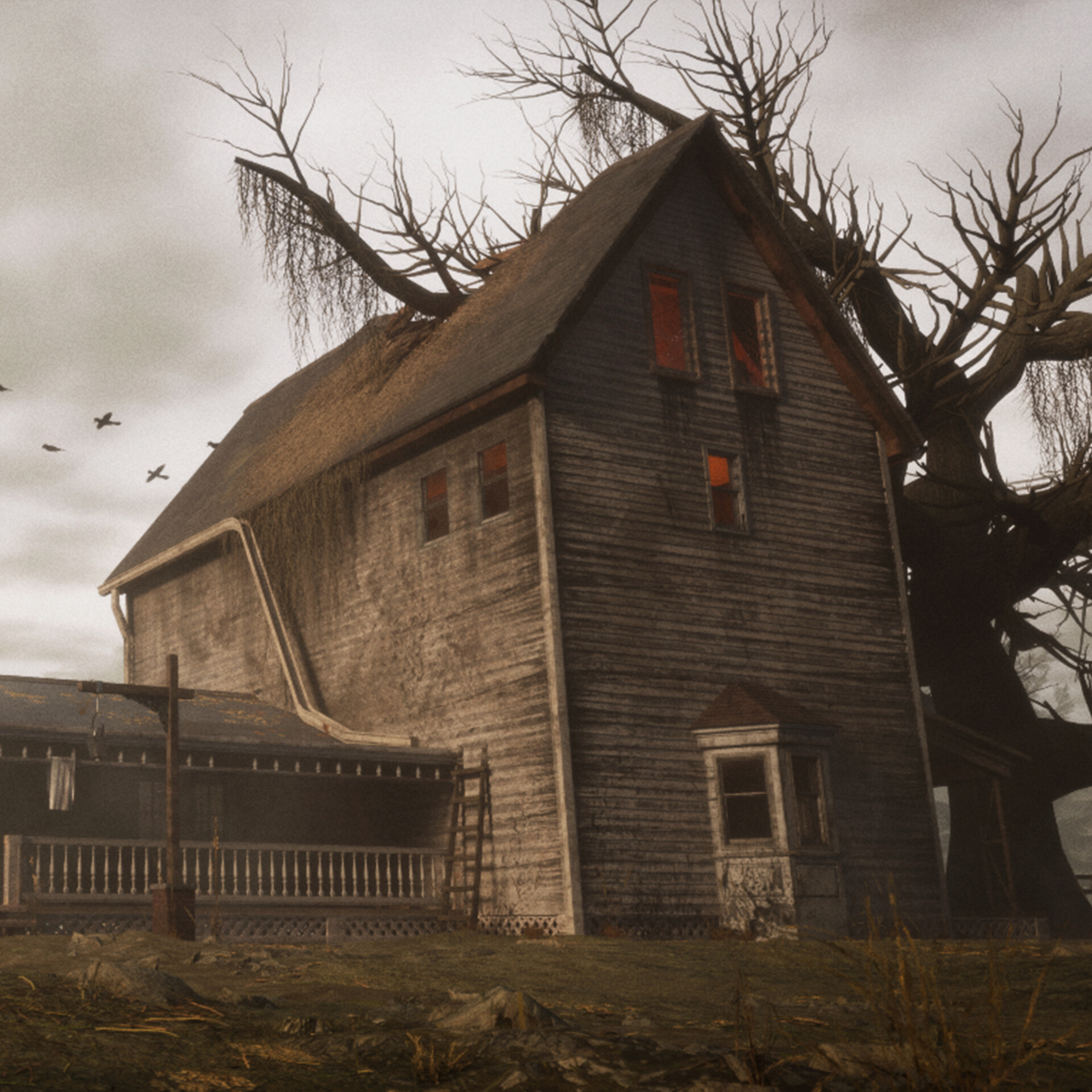ArtStation - Haunted Farmhouse