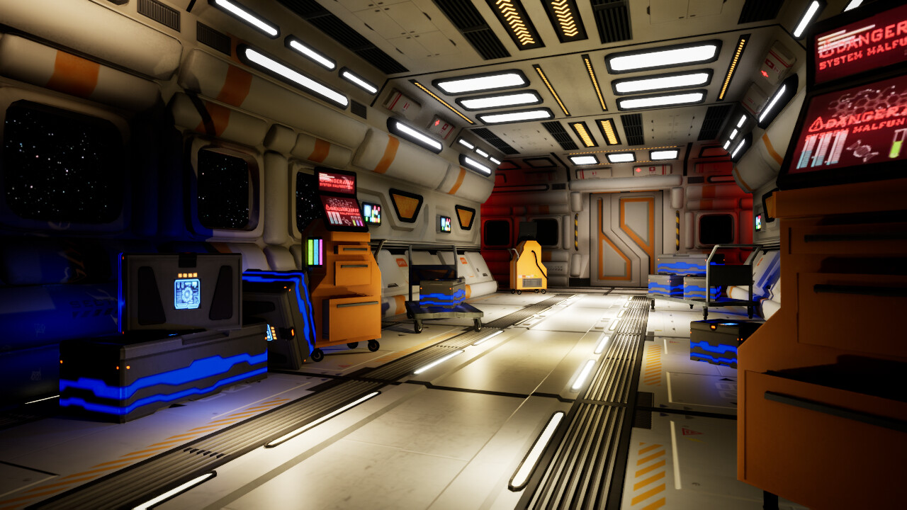 ArtStation - Sci_Fi_Corridor