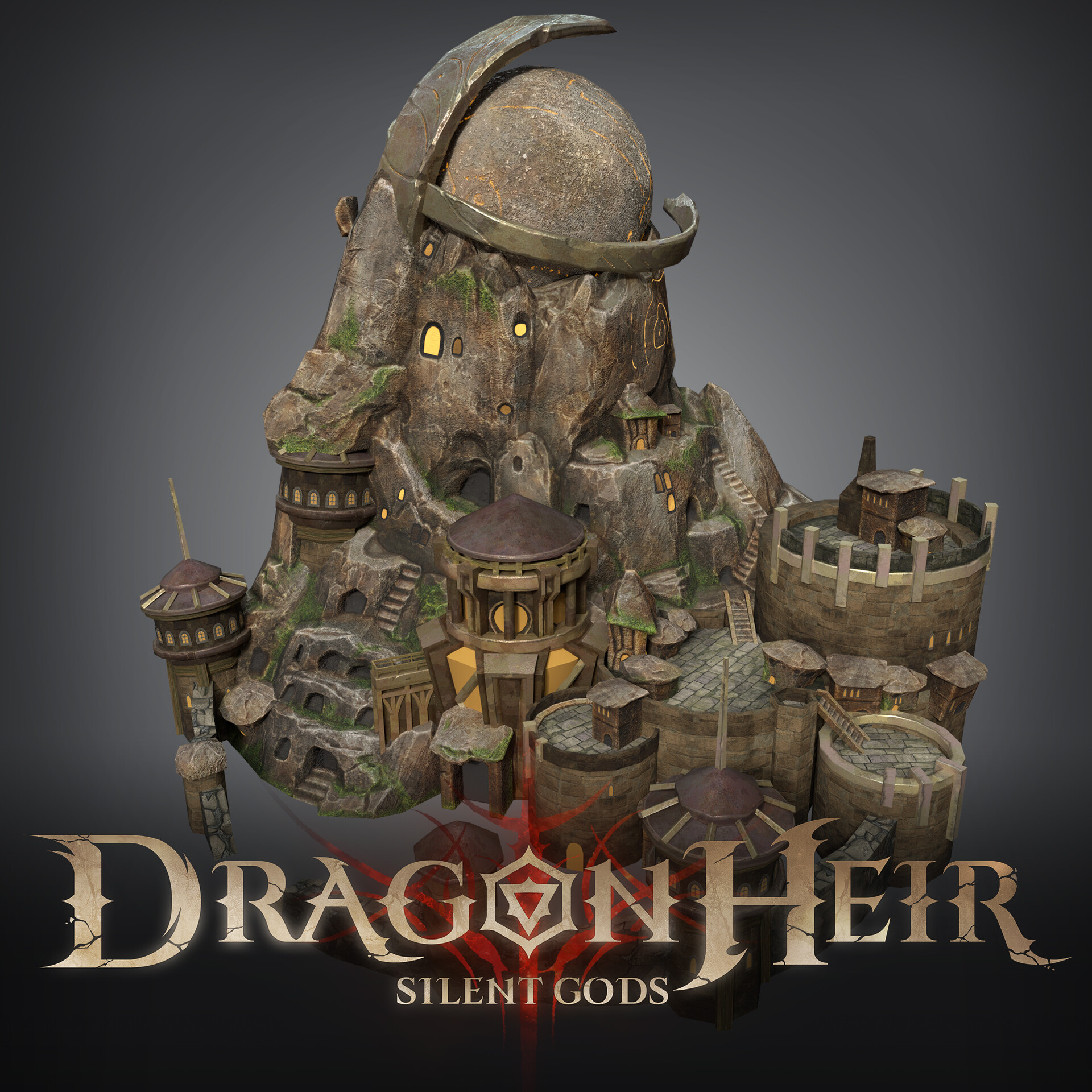 ArtStation - 3D Environment Model for Dragonheir: Silent Gods