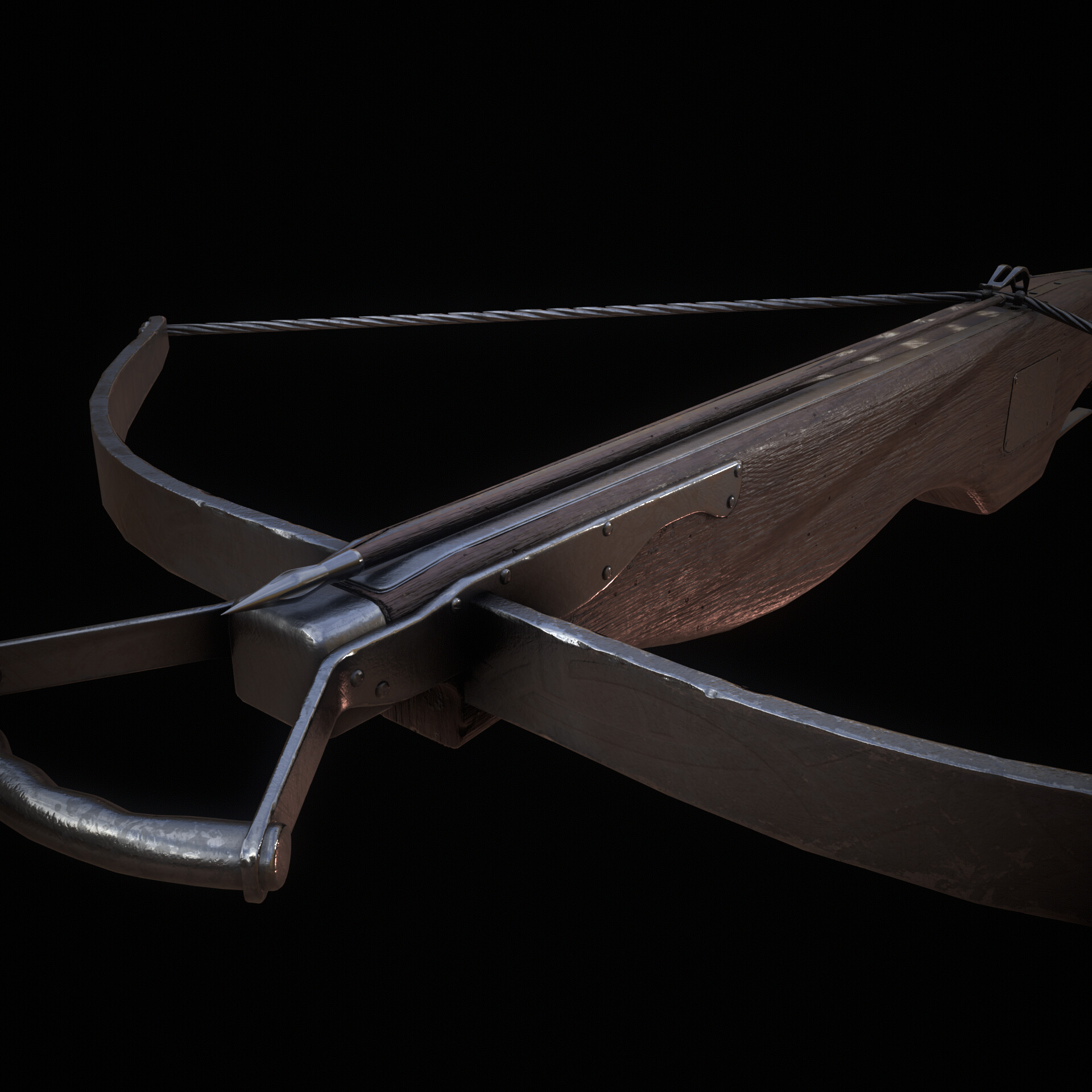 ArtStation - Crossbow in PBR Game model