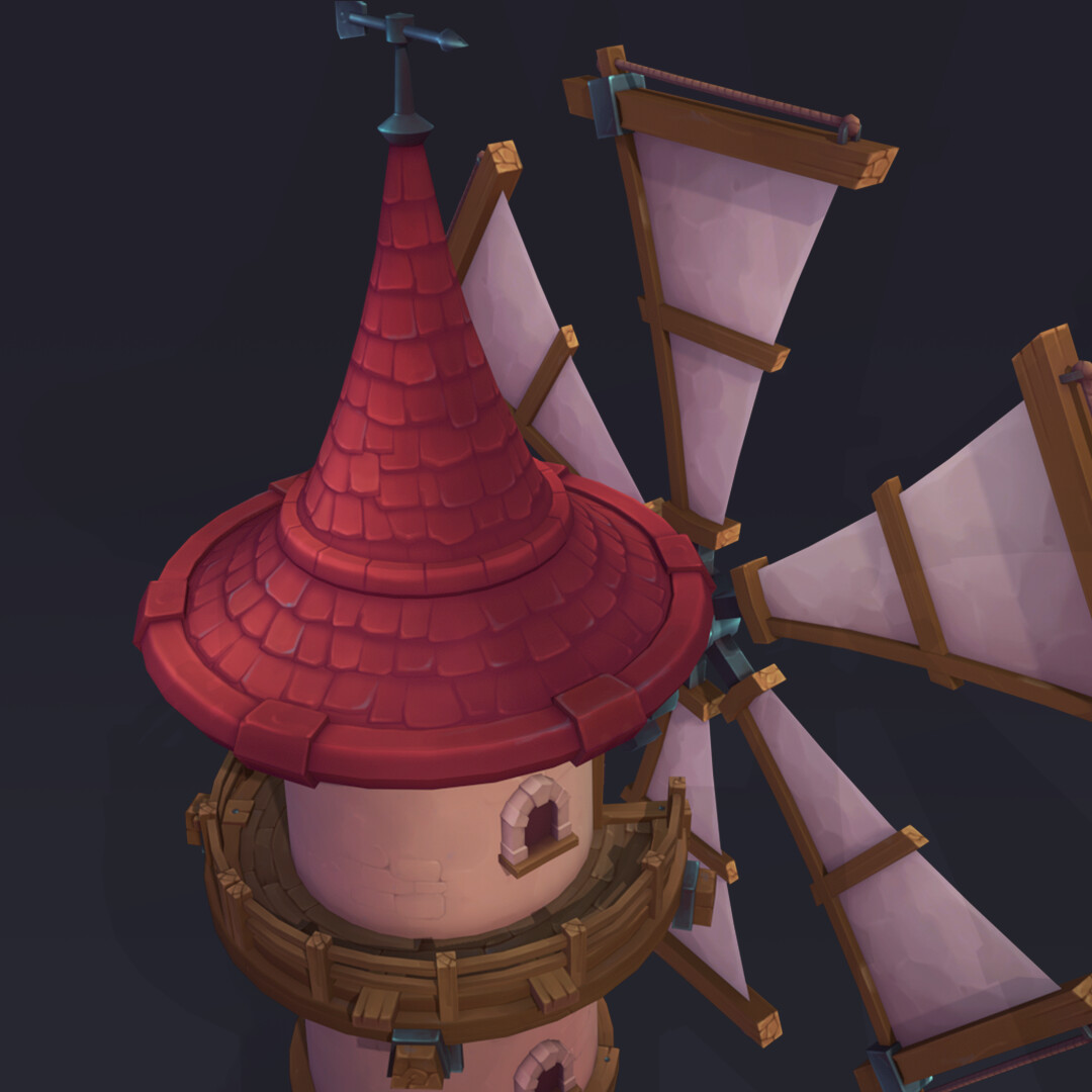 ArtStation - Stylized Windmill