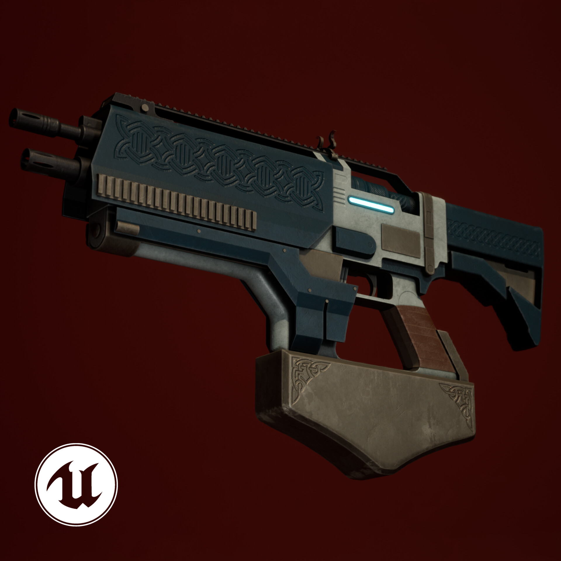 ArtStation - Mjöllnir - Destiny Fusion Rifle Fan Art