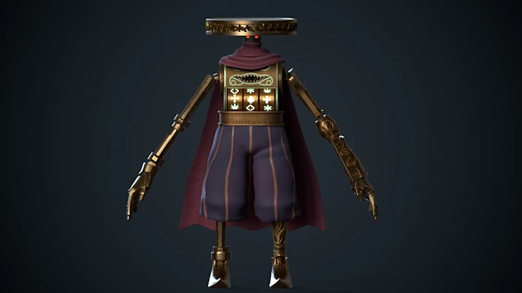 ArtStation - stylized slot man