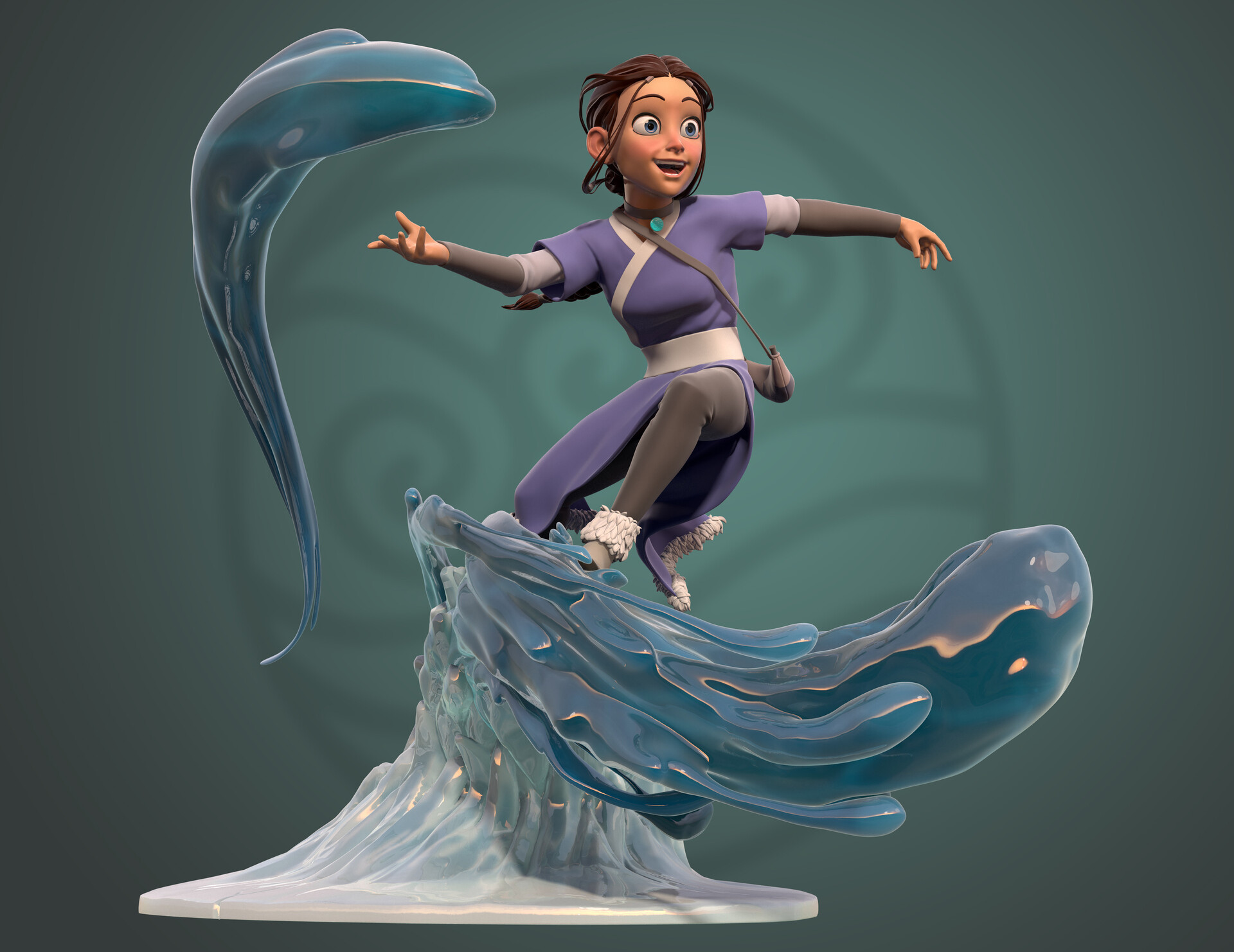 ArtStation - Katara - the last airbender