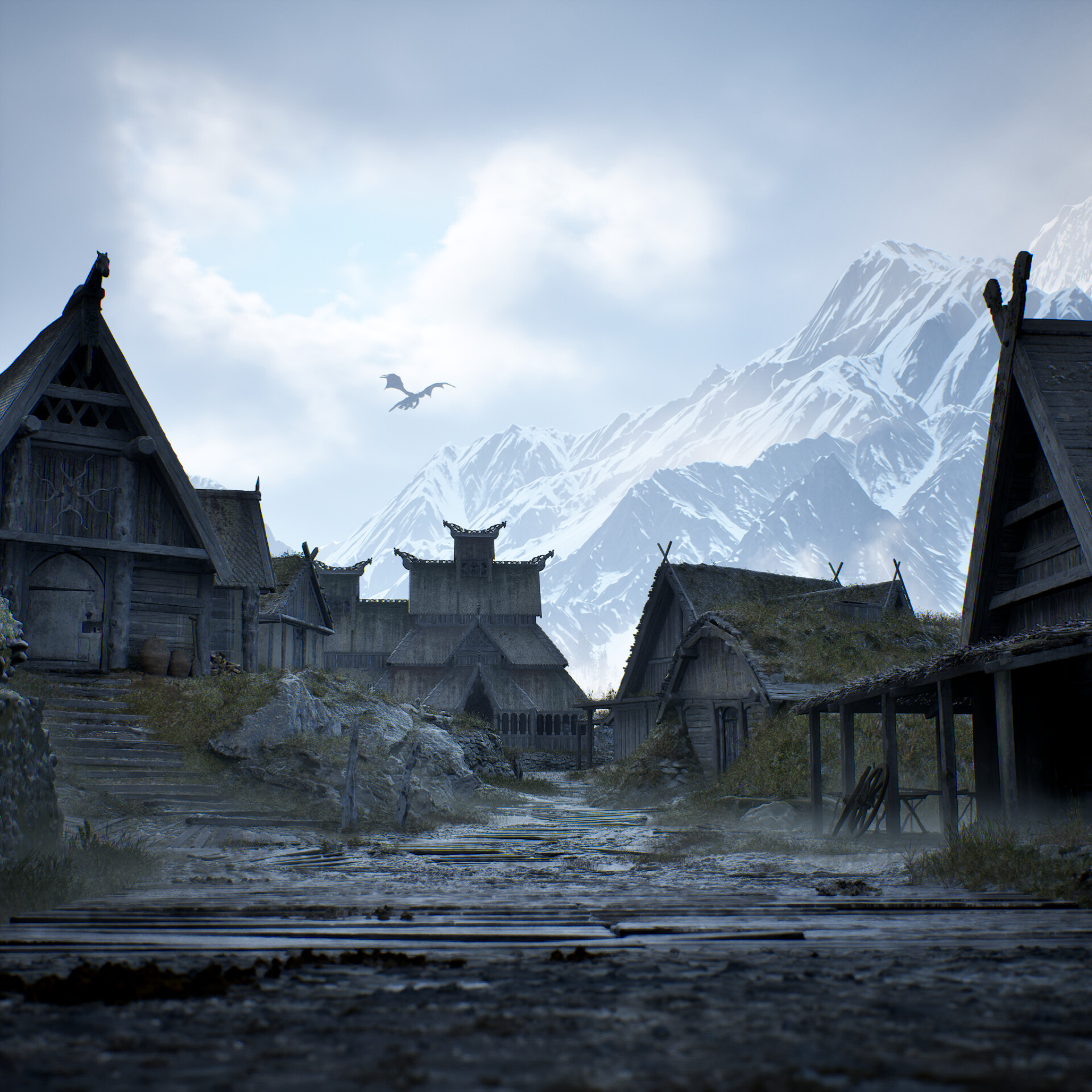 ArtStation - Whiterun Reimagined