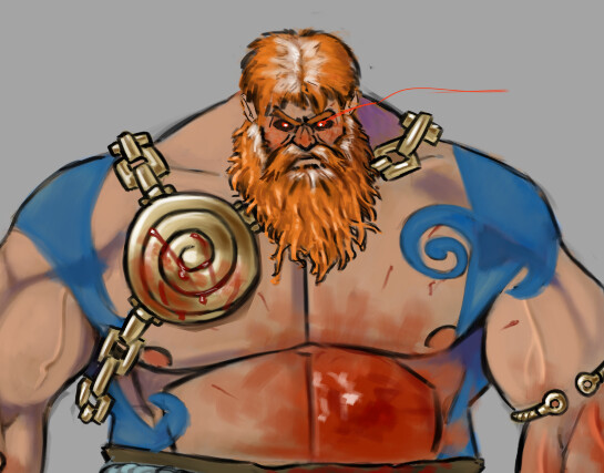 ArtStation - Irish-folklore inspired game Character Concept - Fionn the ...