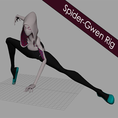 ArtStation - Spider-Gwen Rig