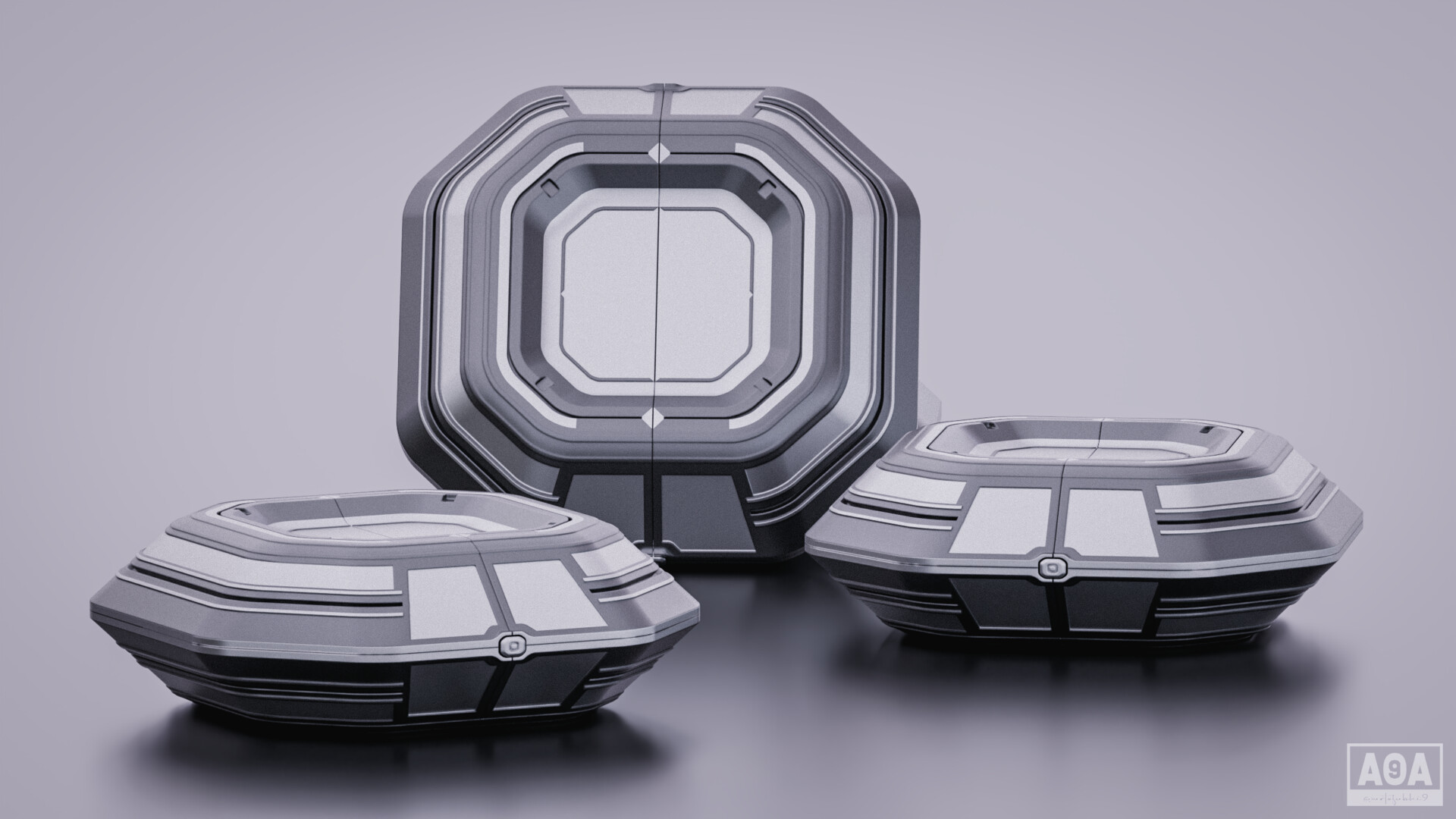 ArtStation - Sci fi Box - Hard Surface Modelling