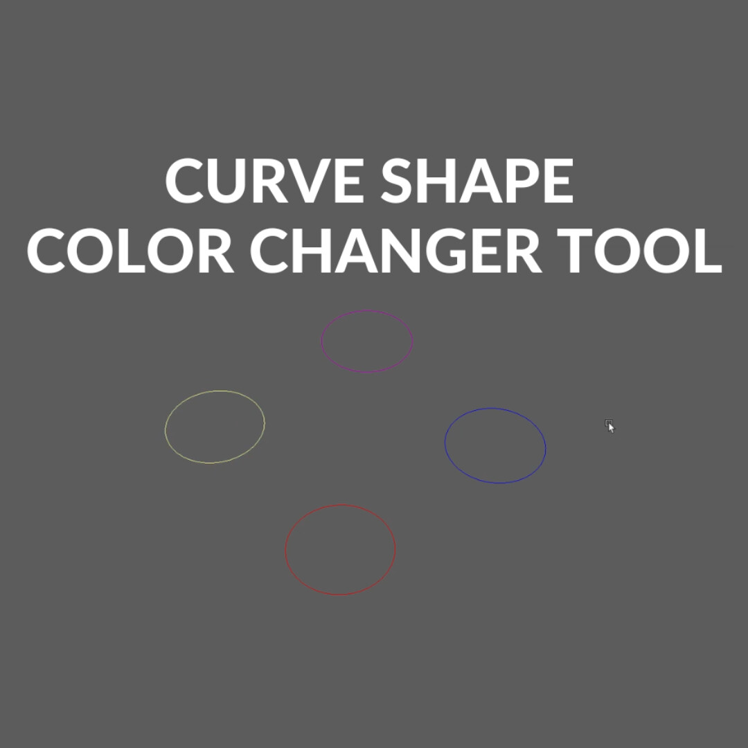 ArtStation - Curve Shape Color Changer Tool