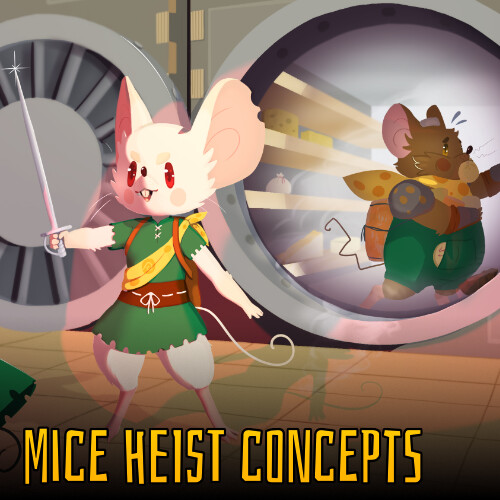 ArtStation - Mice Heist Game Concepts
