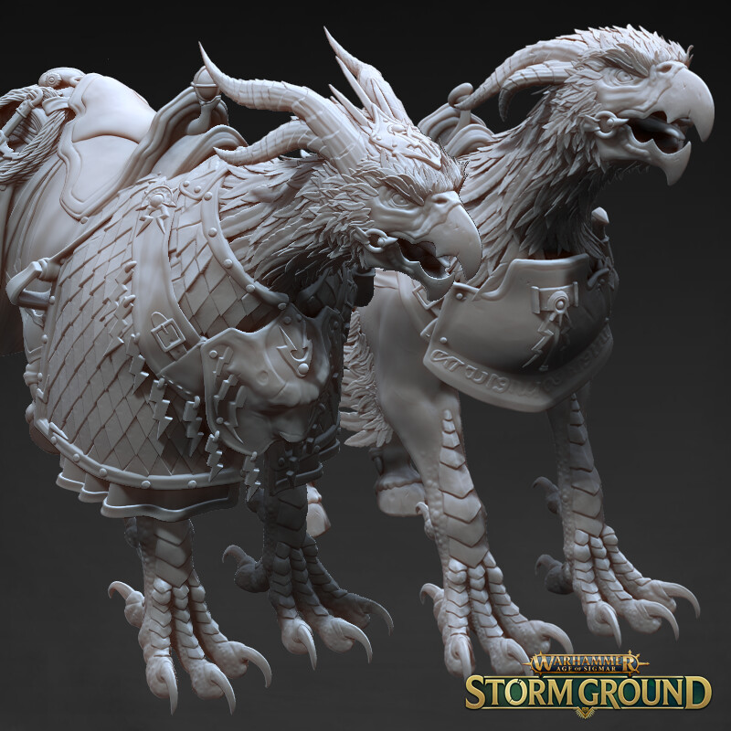 Gabriel Kessler - Warhammer - Age Of Sigmar - Stormground - Gryph Charger