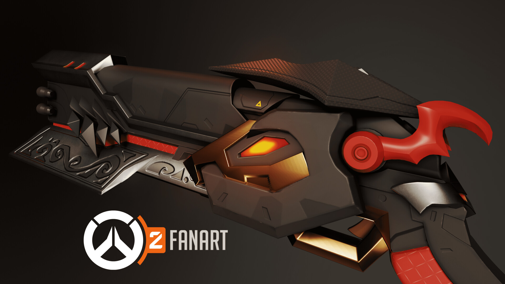 ArtStation - Dracula Reaper Weapon | Overwatch Fanart