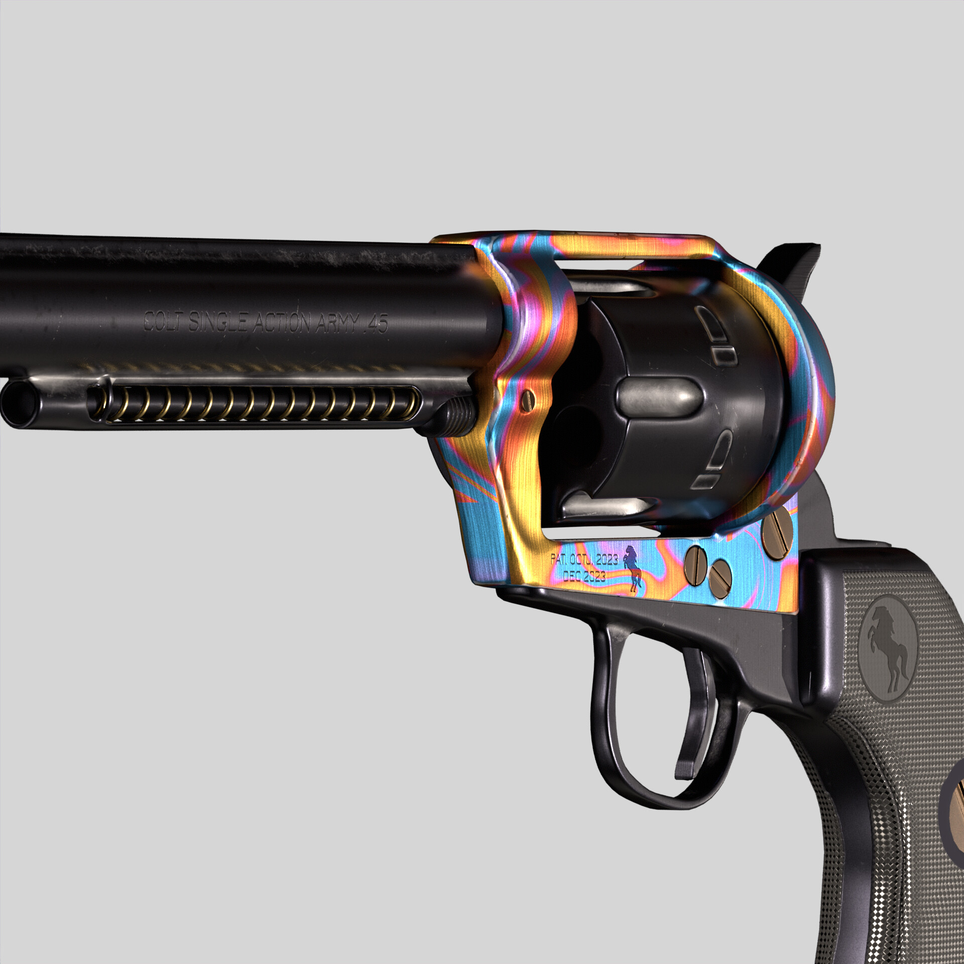 ArtStation - Modern Revolver - Game Ready Asset