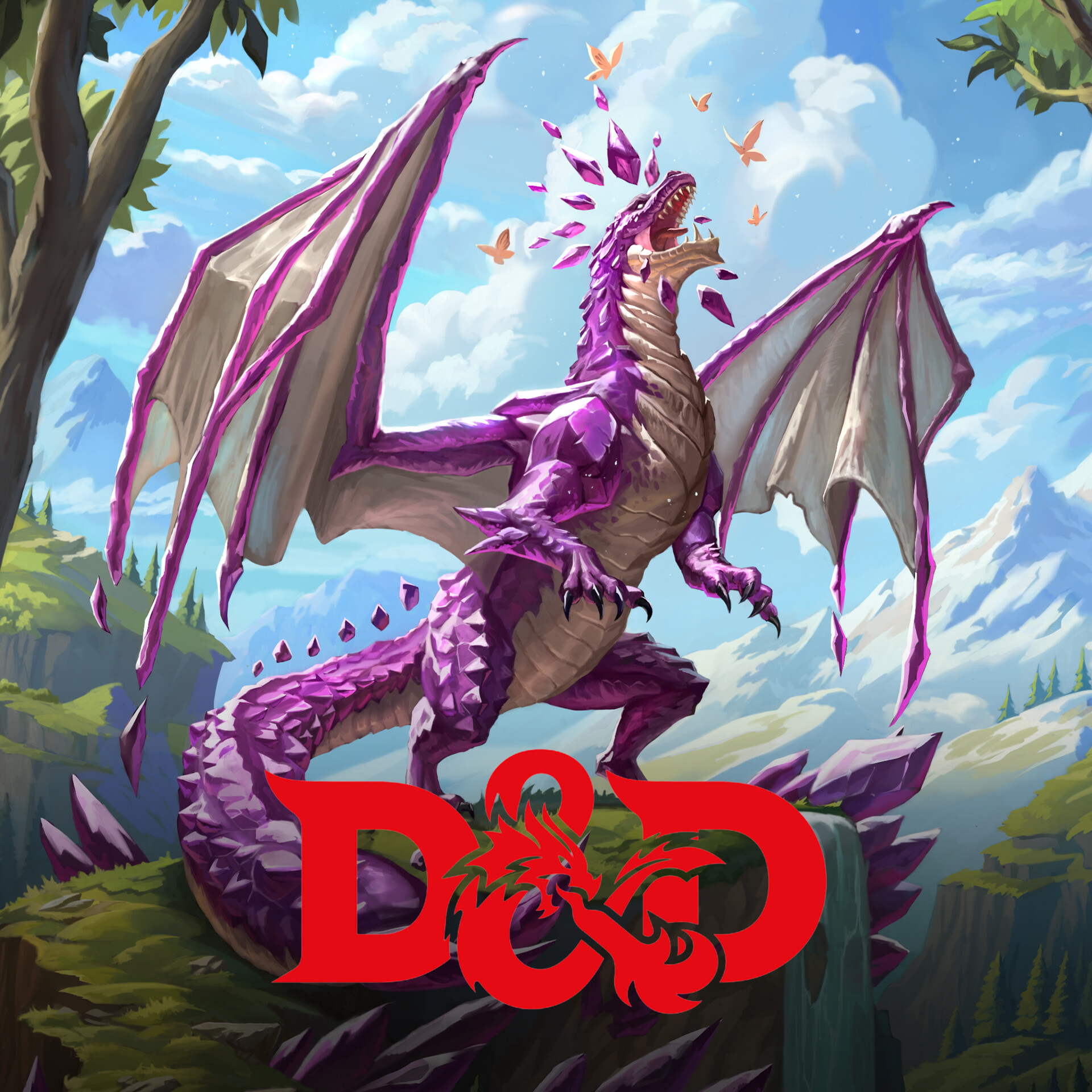 ArtStation - Amethyst Dragon - D&D