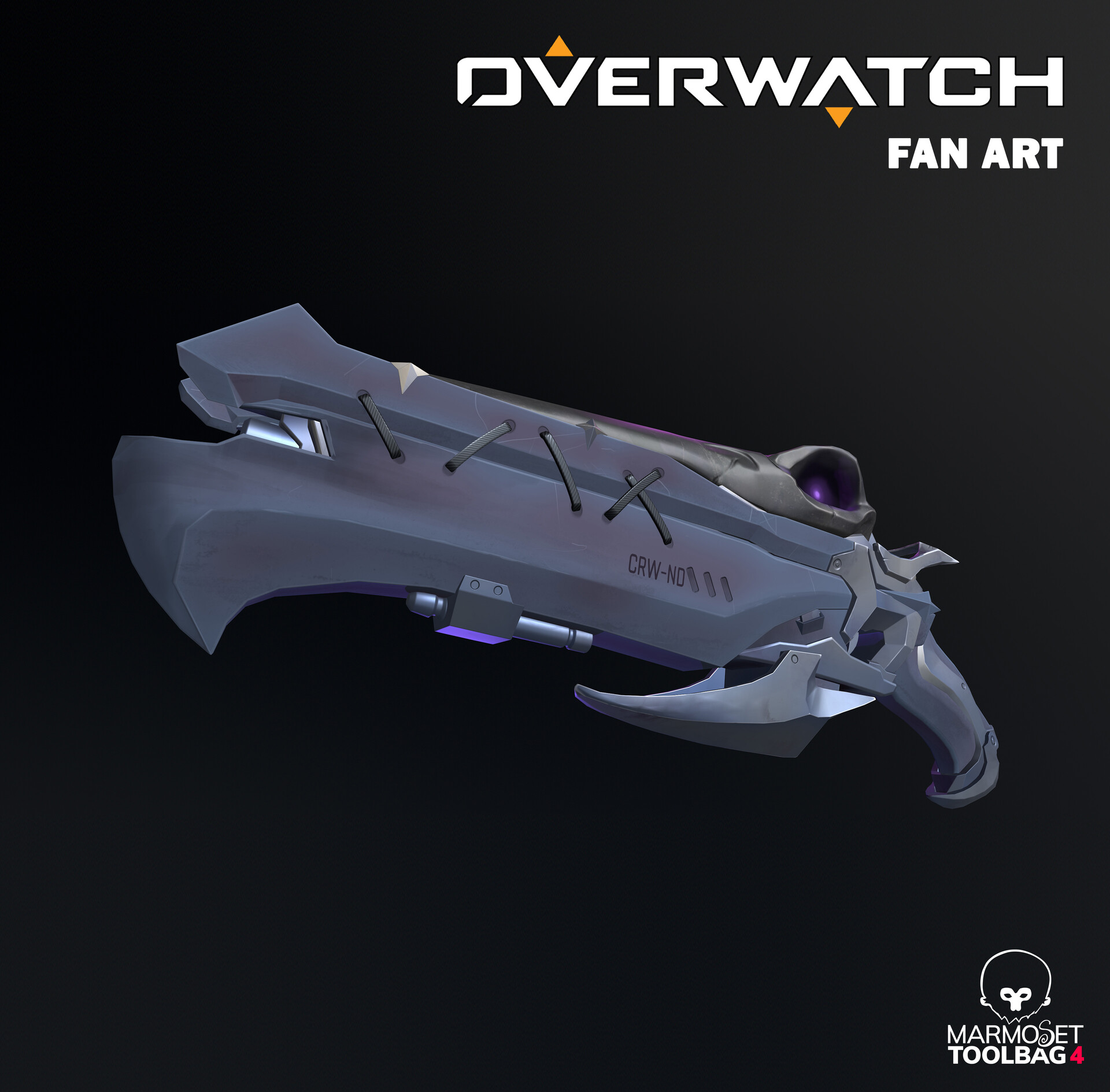 ArtStation - Nevermore Reaper's Weapon - Overwatch
