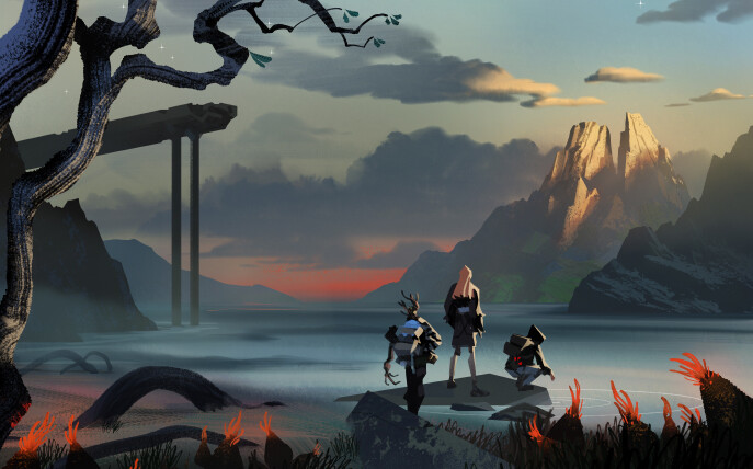 ArtStation - Echoes RPG Cover Art