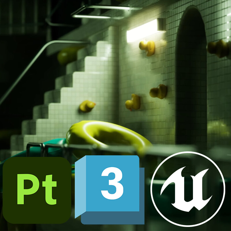 ArtStation - Impossible Liminal Pool