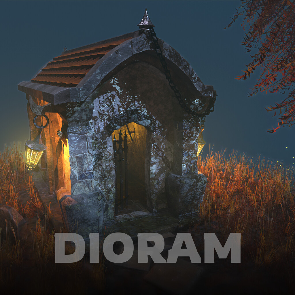 ArtStation - Crypt Dioram
