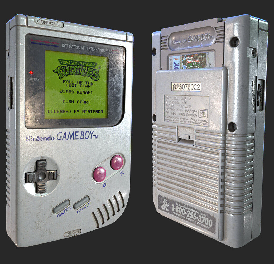 ArtStation - Nintendo GameBoy Classic