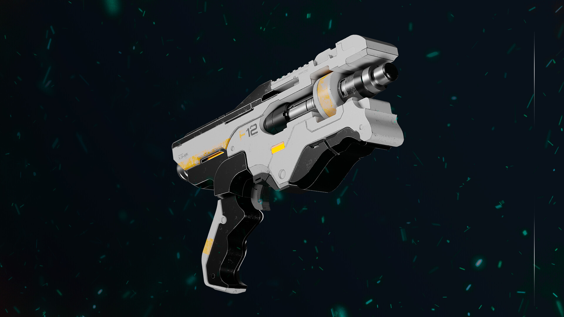 ArtStation - Sci-fi Pistol | 3D Weapon concept art