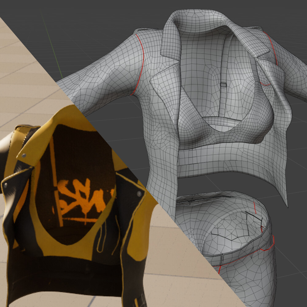 ArtStation - Optimization - Emily Clothes