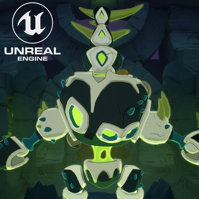 ArtStation - Kilnkeeper Miniboss- Unreleased UE5 Project