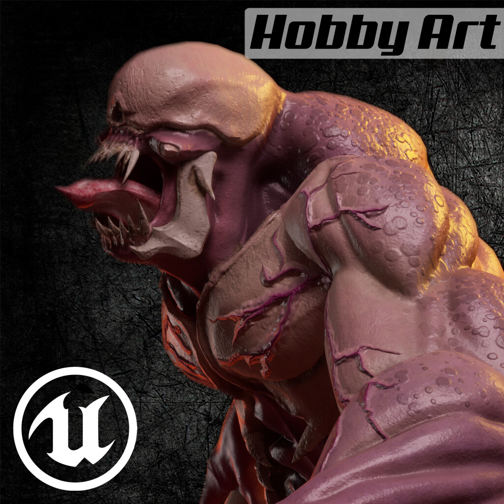 ArtStation - Doom Hell Knight - Stylus League Sculpt Along - Fan Art