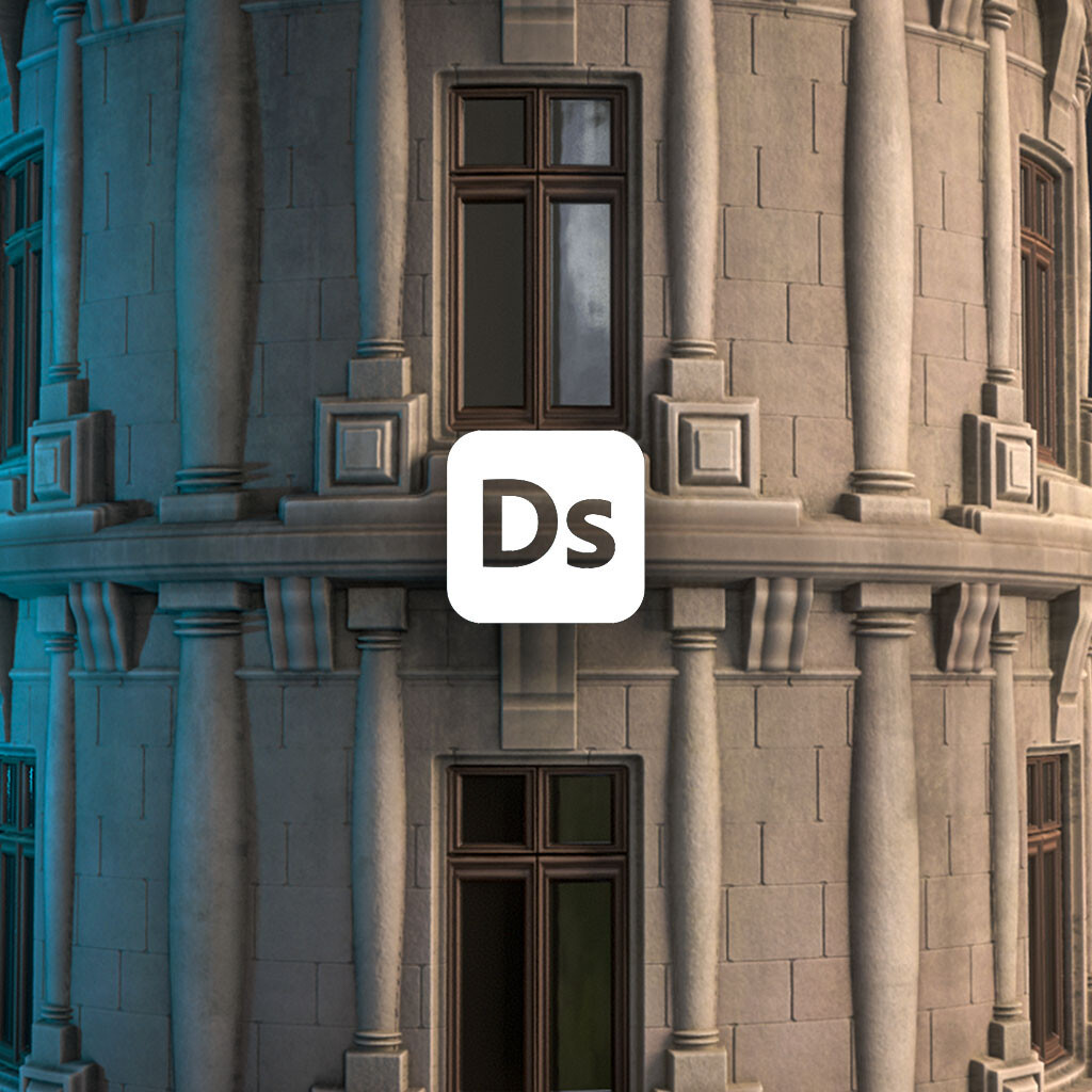 ArtStation - Building Wall - Substance 3D Designer