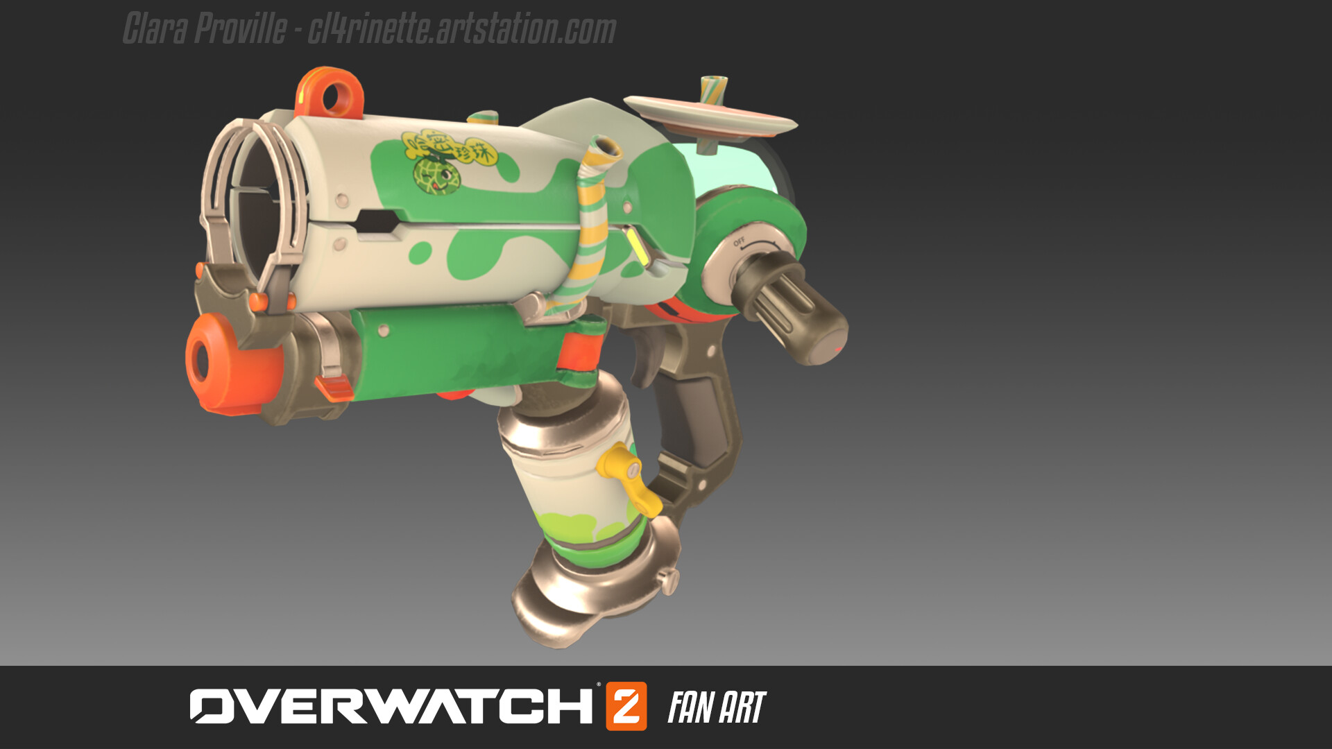 ArtStation - Overwatch Mei's weapon Fanart