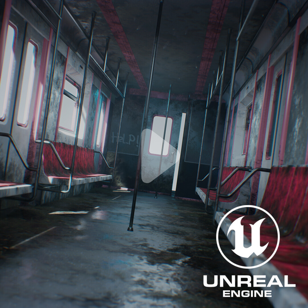 ArtStation - liminal space—Abandoned Subway