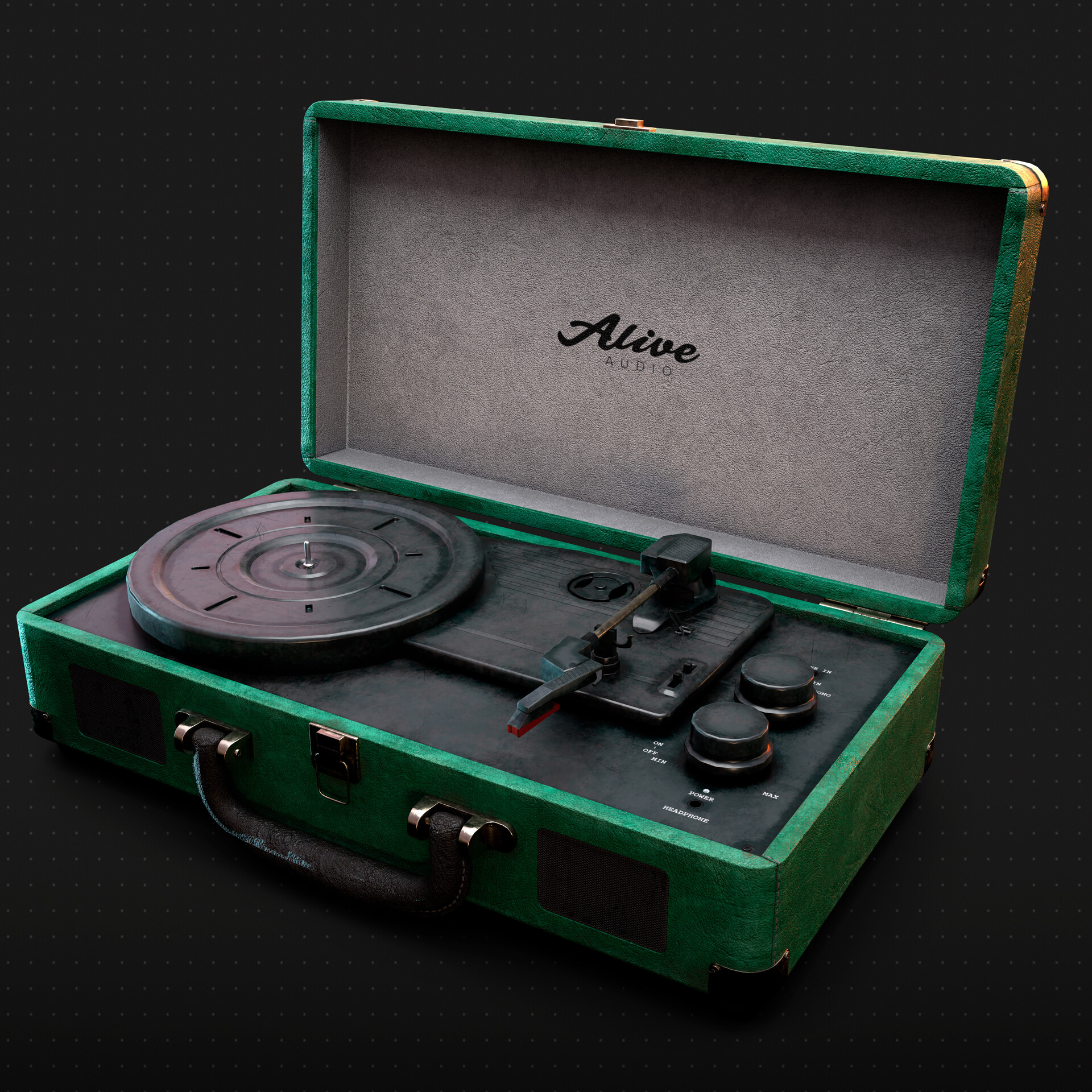 ArtStation - Vinyl player