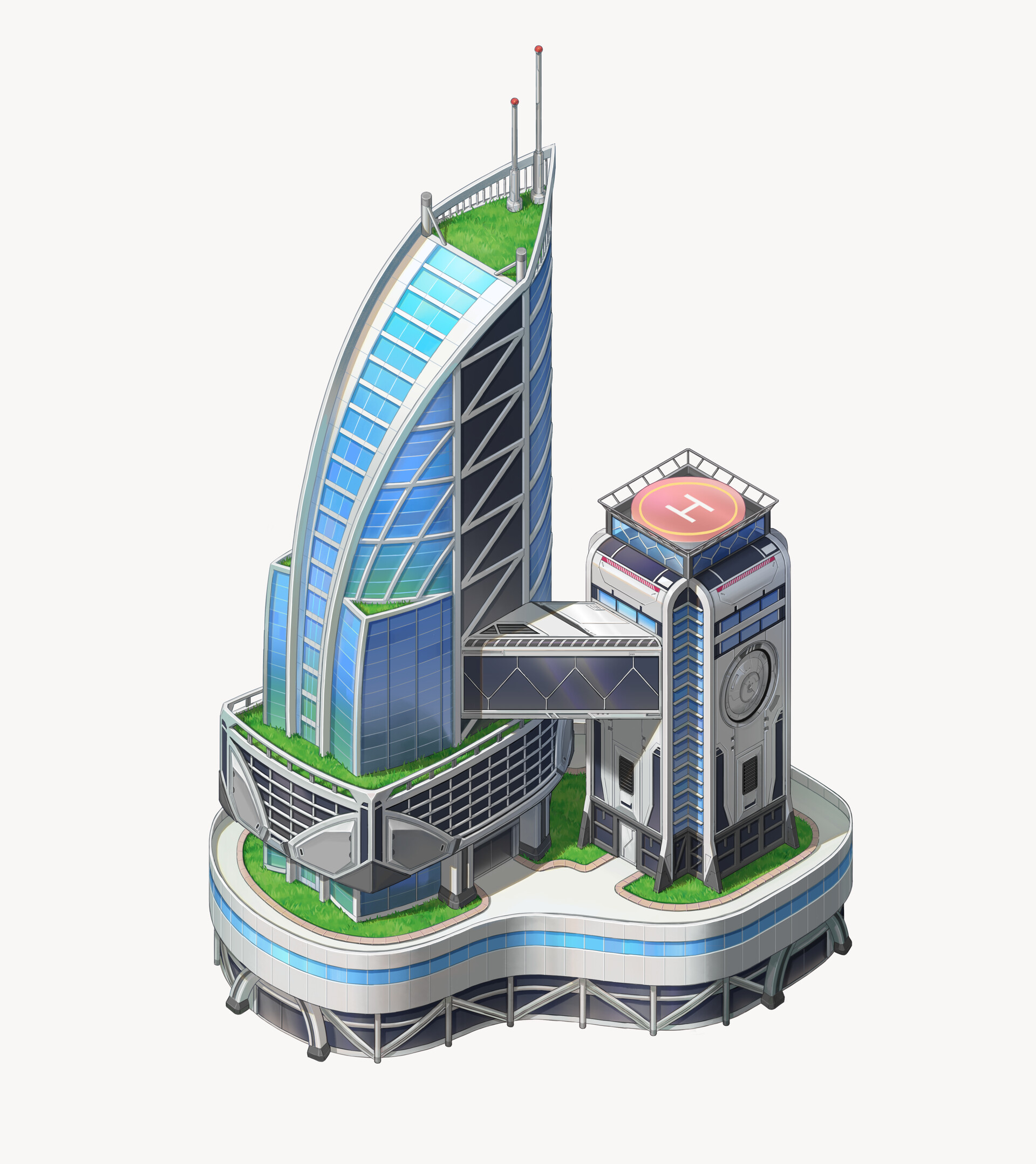 ArtStation - Building Concept