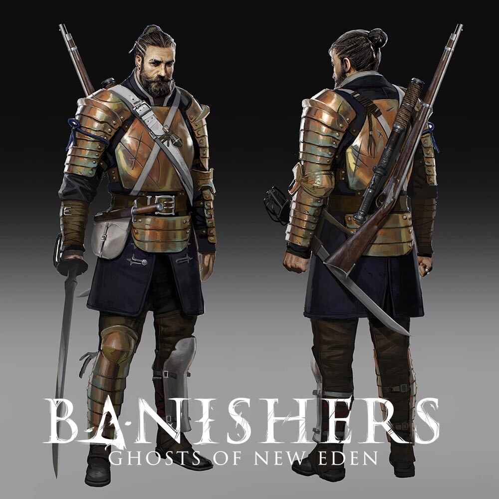 ArtStation - Banishers : Ghosts of New Eden (Red outfits & weapons)